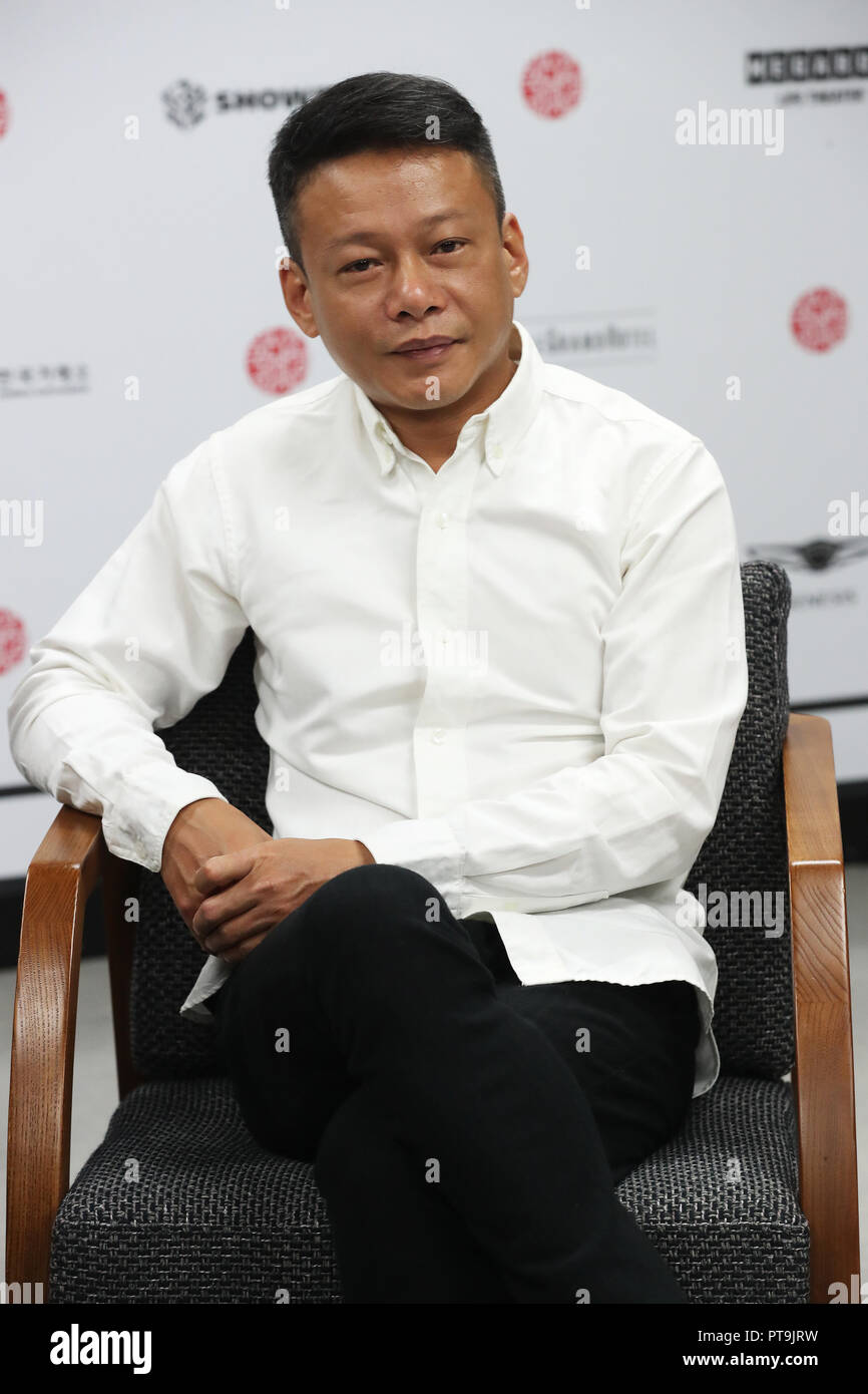 08th Oct, 2018. Taiwanese actor at BIFF Taiwanese actor Lee Kang Sheng ...