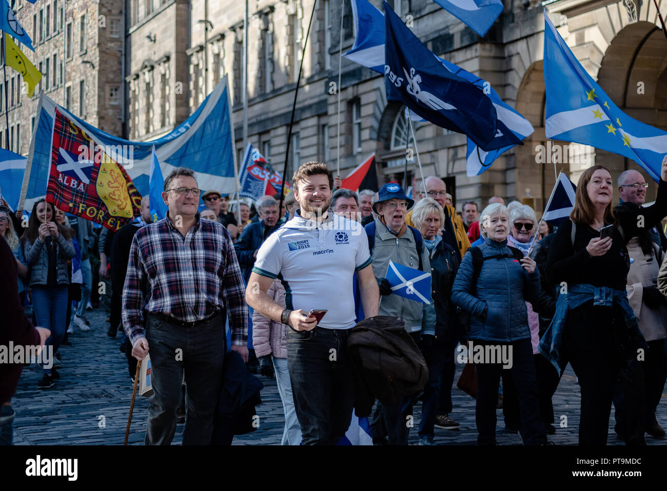 Scottish flags hi-res stock photography and images - Alamy