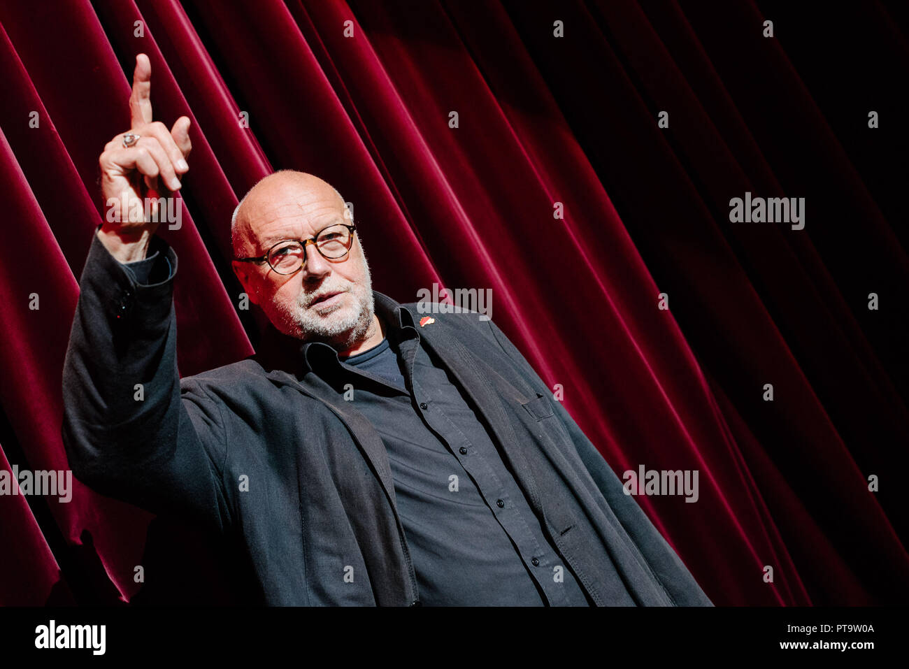 Weimar, Thuringia. 07th Sep, 2018. Actor Thomas Thieme stands on the ...
