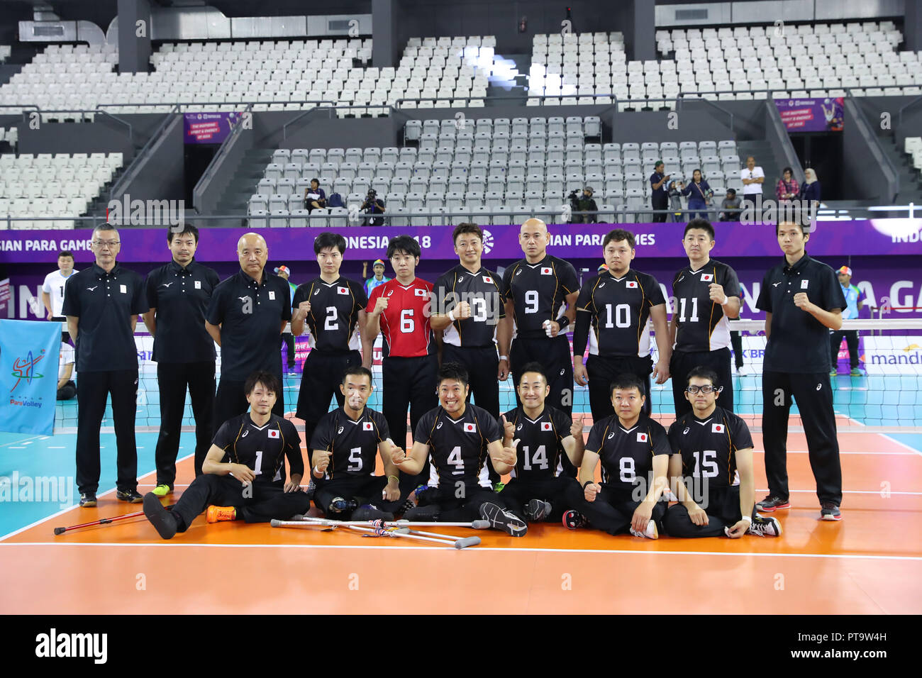 Japan team group (JPN), OCTOBER 7, 2018 - Sitting Volleyball : Men's ...