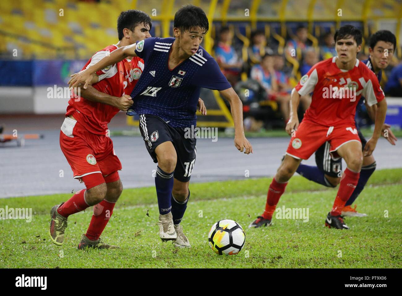 Japan's Jun Nishikawa (C) during the AFC U-16 Championship 2018 Final ...