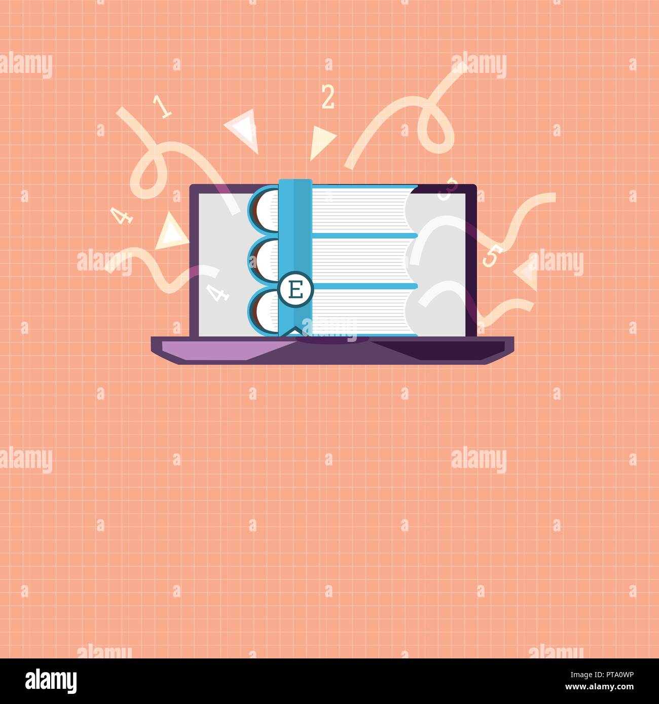 Flat design business Vector Illustration concept Empty copy space ...
