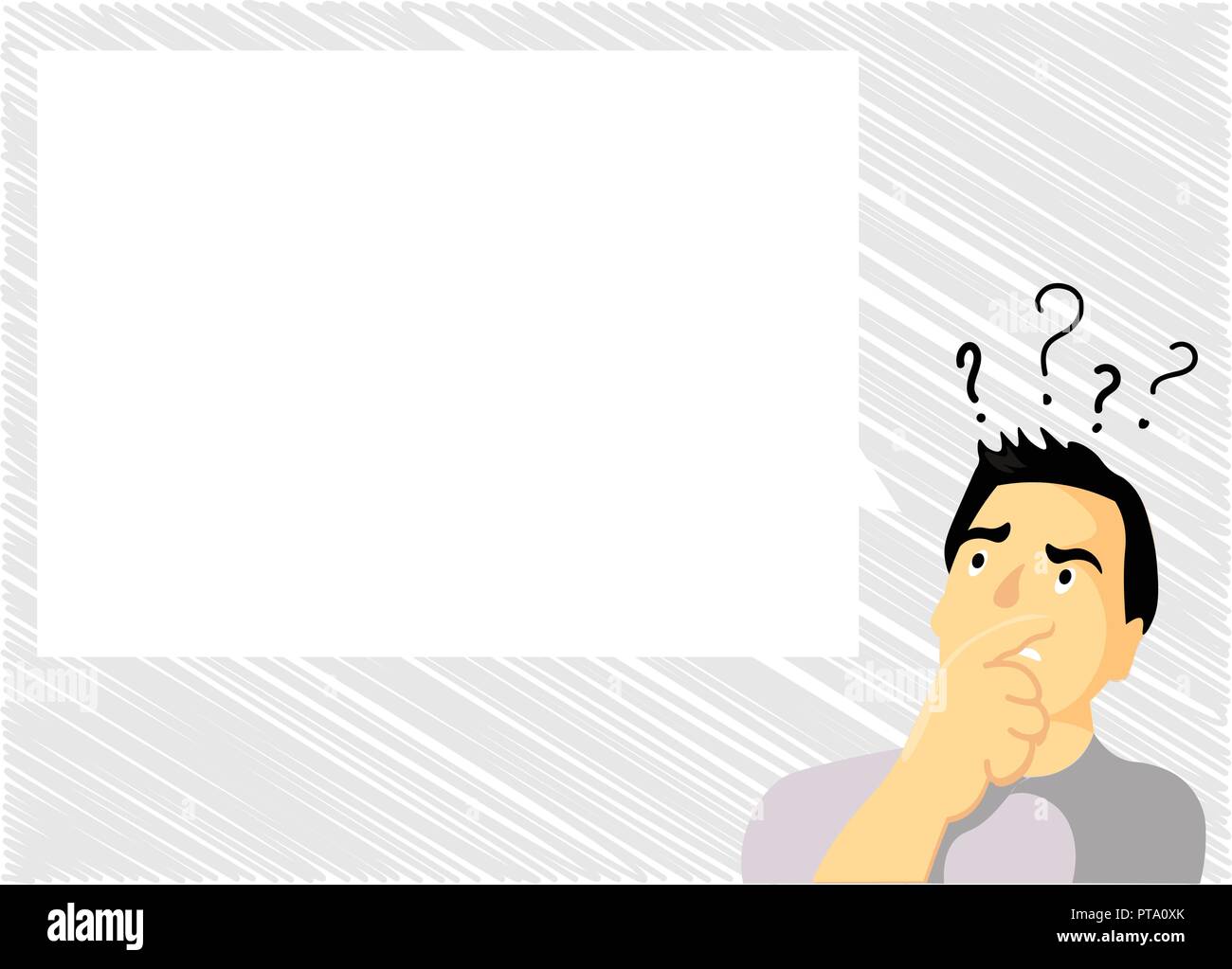 Expressing uncertainty Stock Vector Images - Alamy