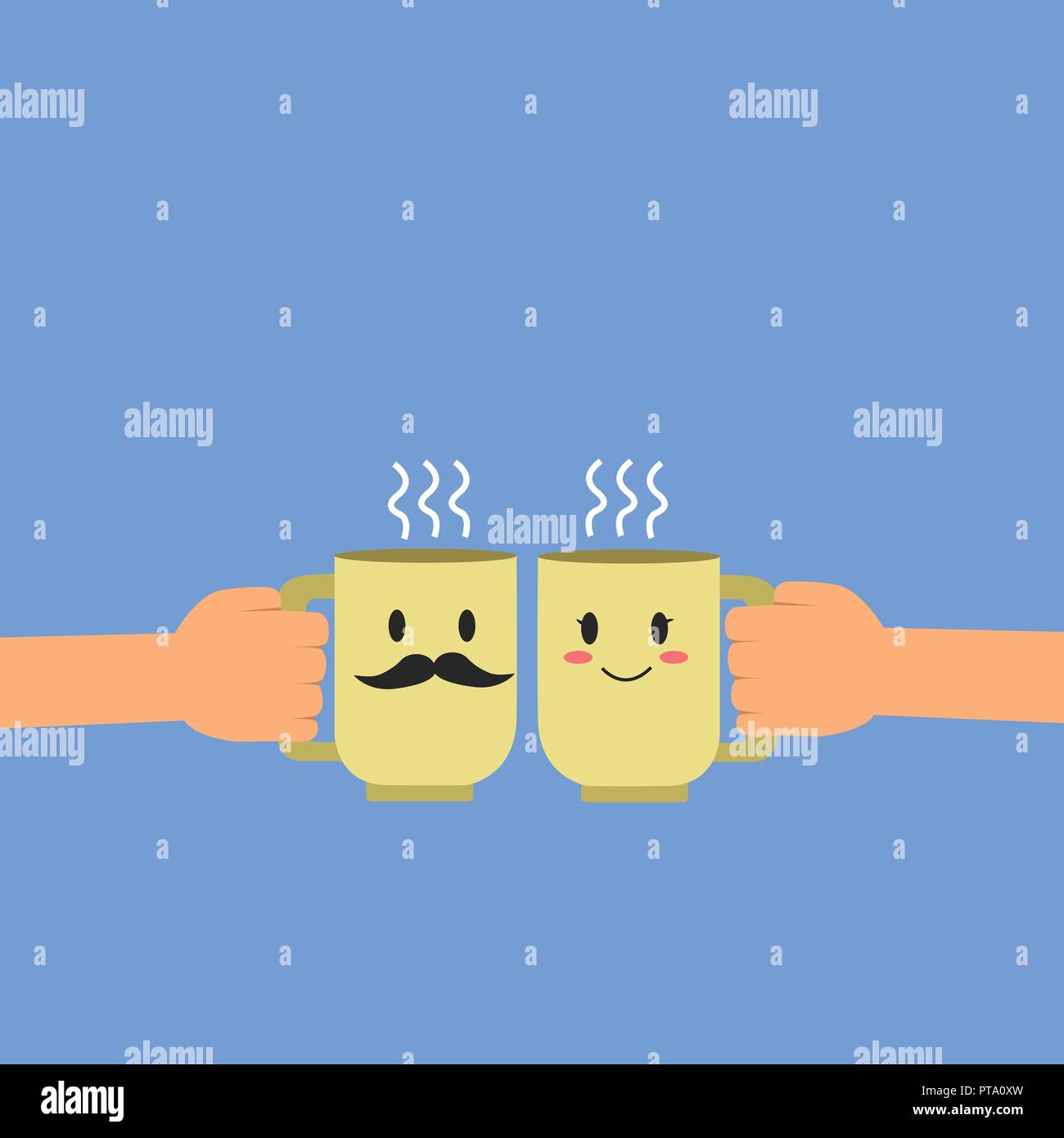 Flat design business Vector Illustration Empty copy space for Ad ...