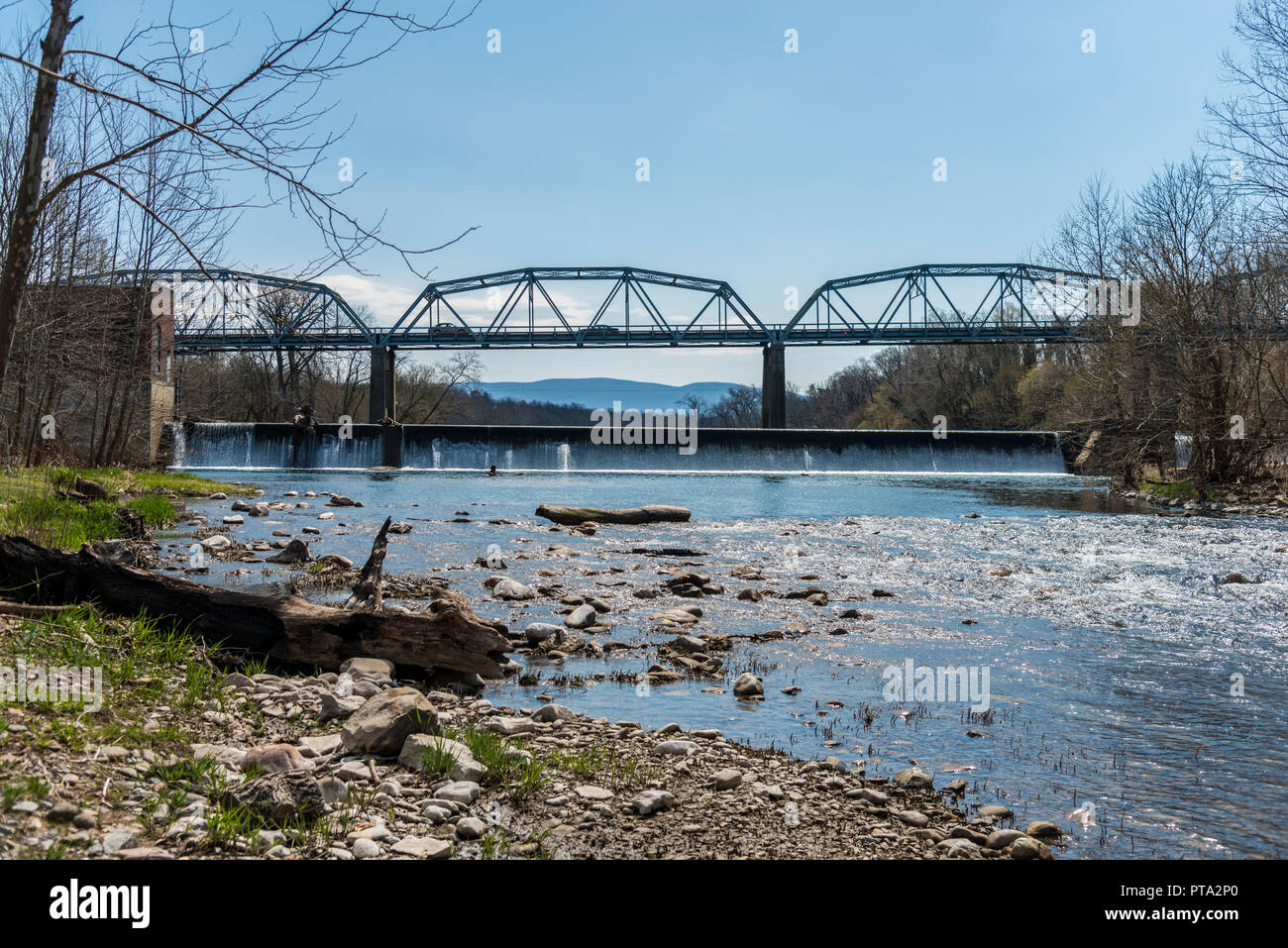 Shenandoah river bridge, Virginia Stock Photo - Alamy