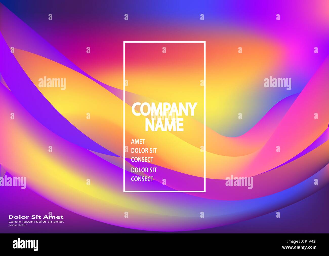 Fluid shapes. Wavy liquid background. Bright abstract backdrop concept ...