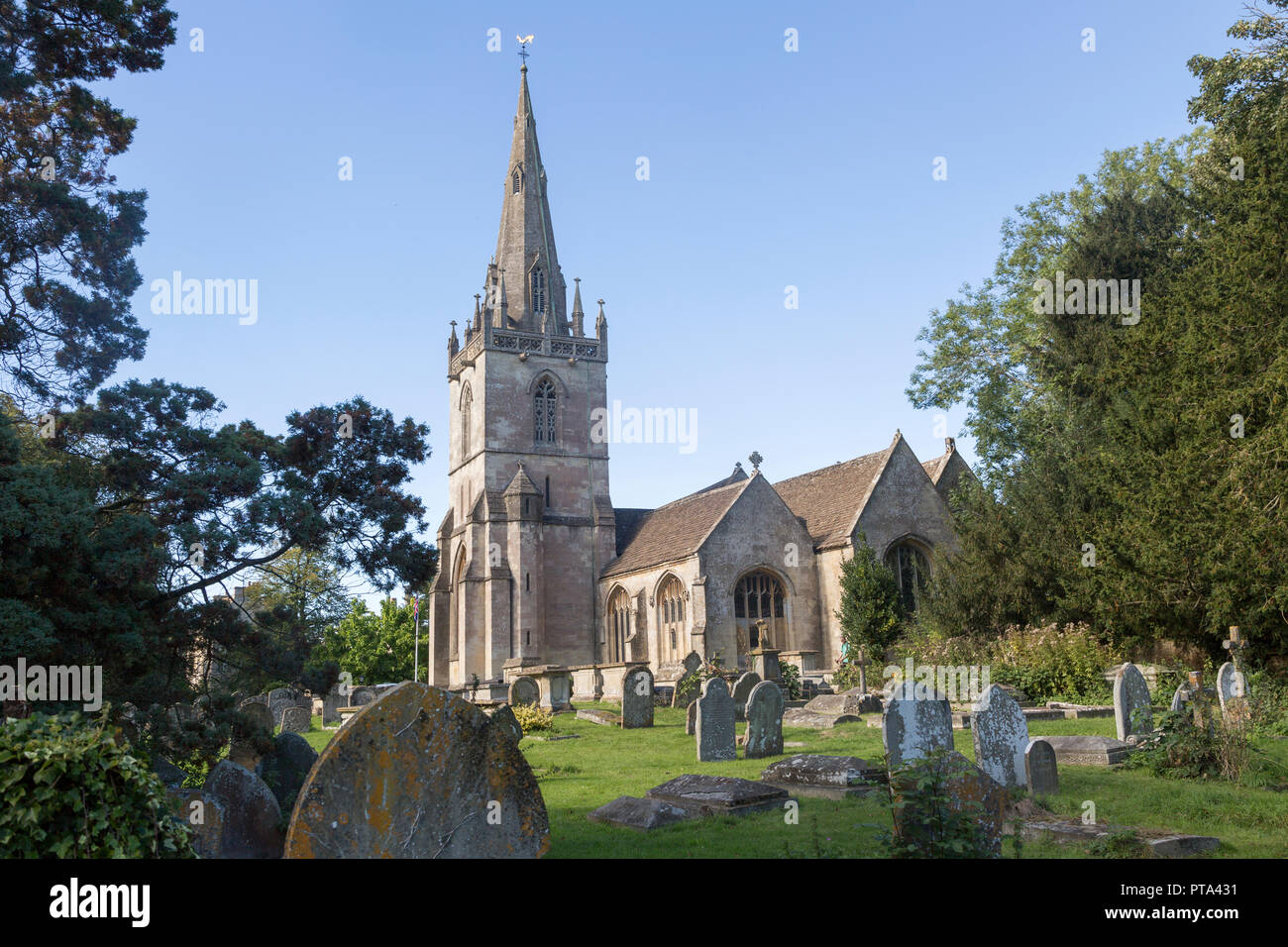 St bartholomews church corsham wiltshire hi-res stock photography and ...