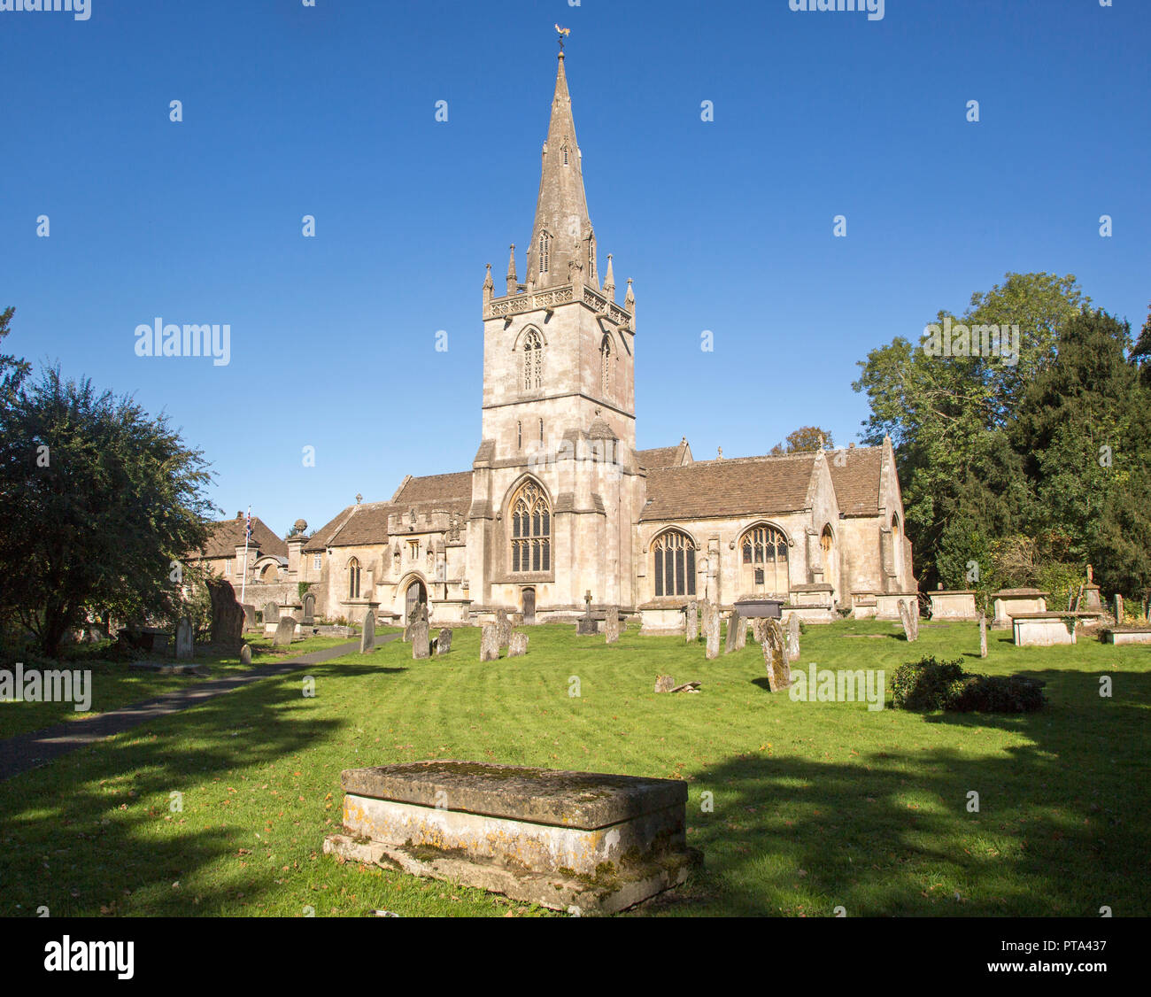 St bartholomews church corsham wiltshire hi-res stock photography and ...