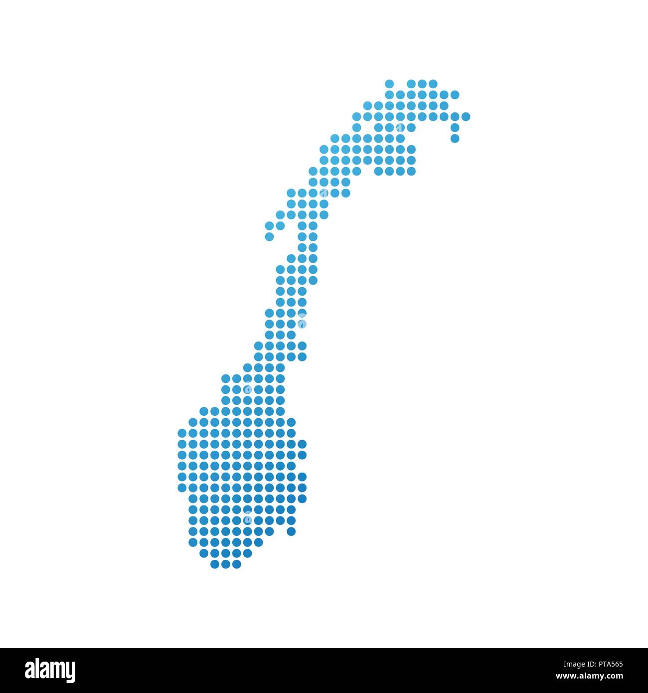 Map of Norway Stock Vector Image & Art - Alamy