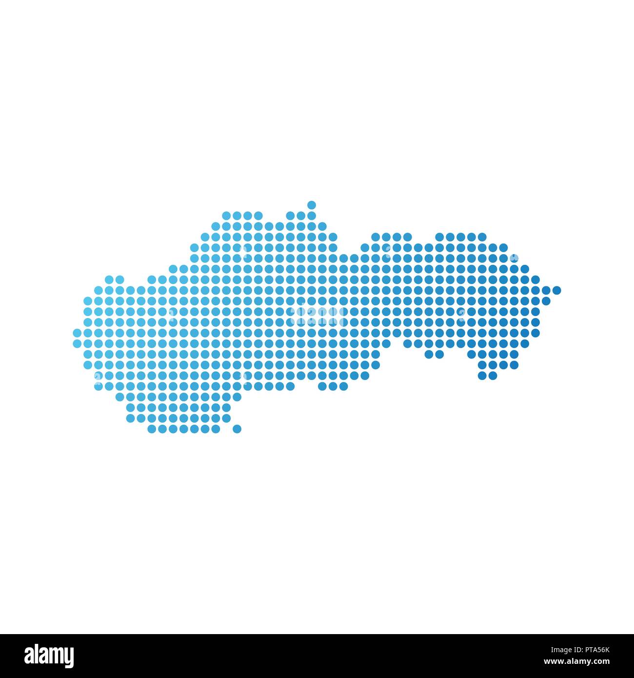 Slovakia europe map hi-res stock photography and images - Alamy
