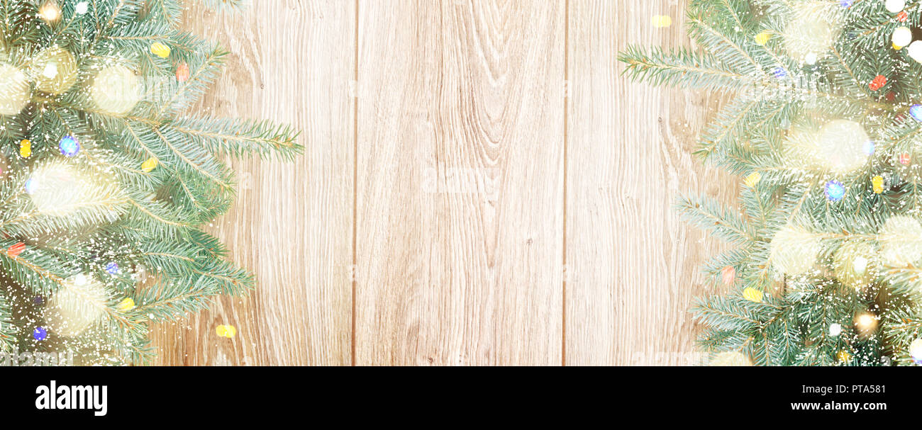 fir tree border Stock Photo - Alamy