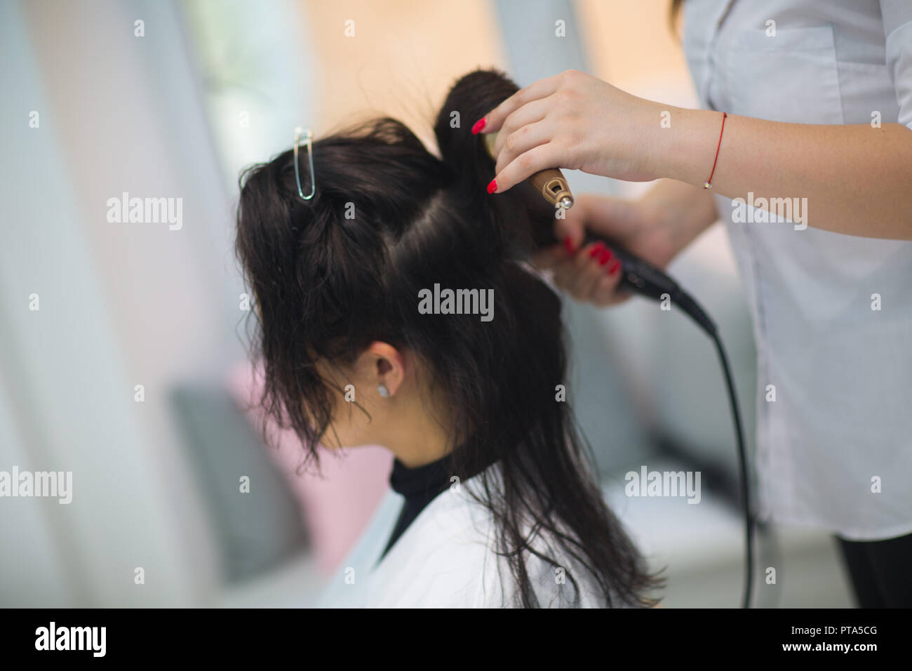 Hairdressing model hi-res stock photography and images - Alamy