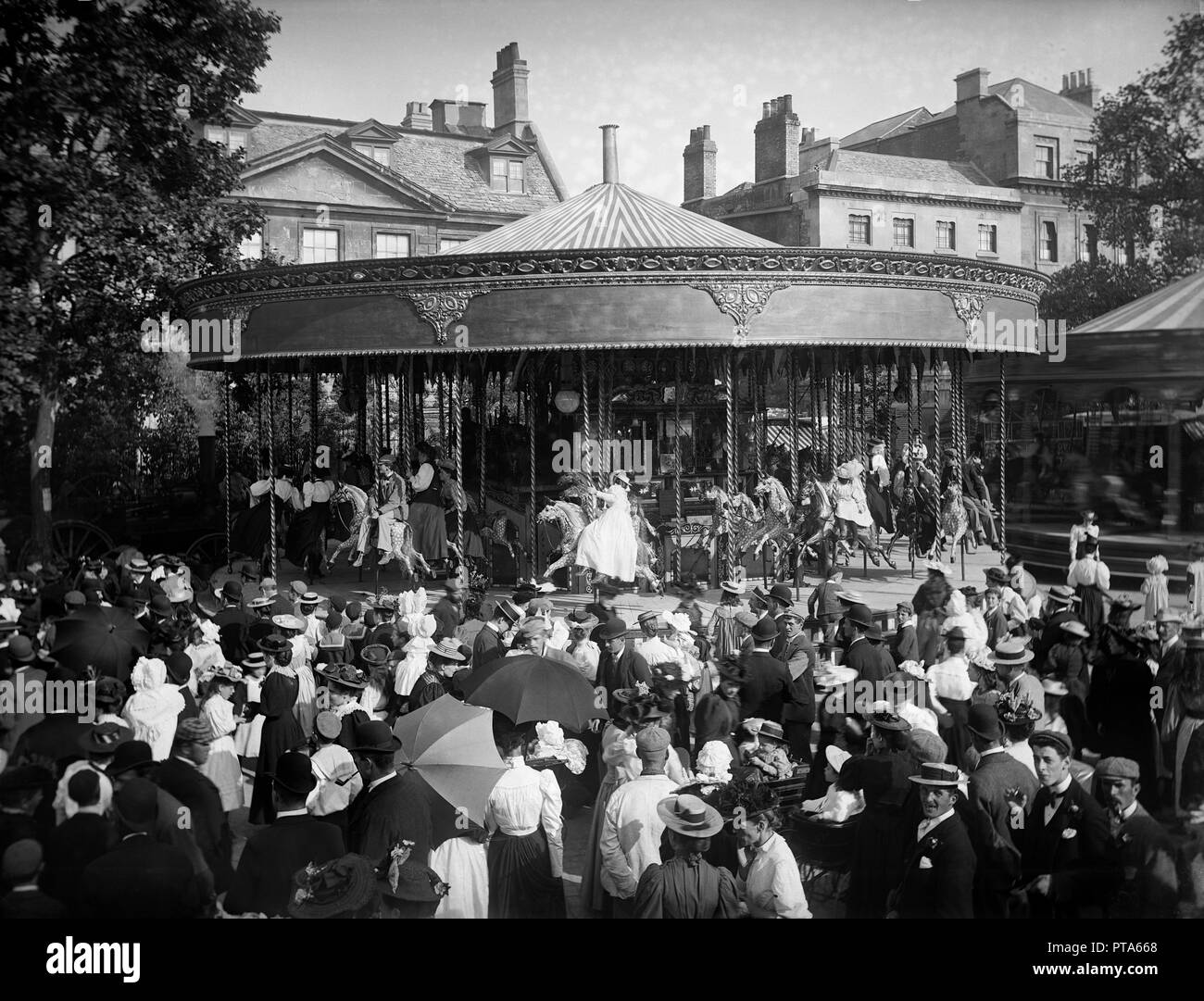 British carousel Black and White Stock Photos & Images - Alamy