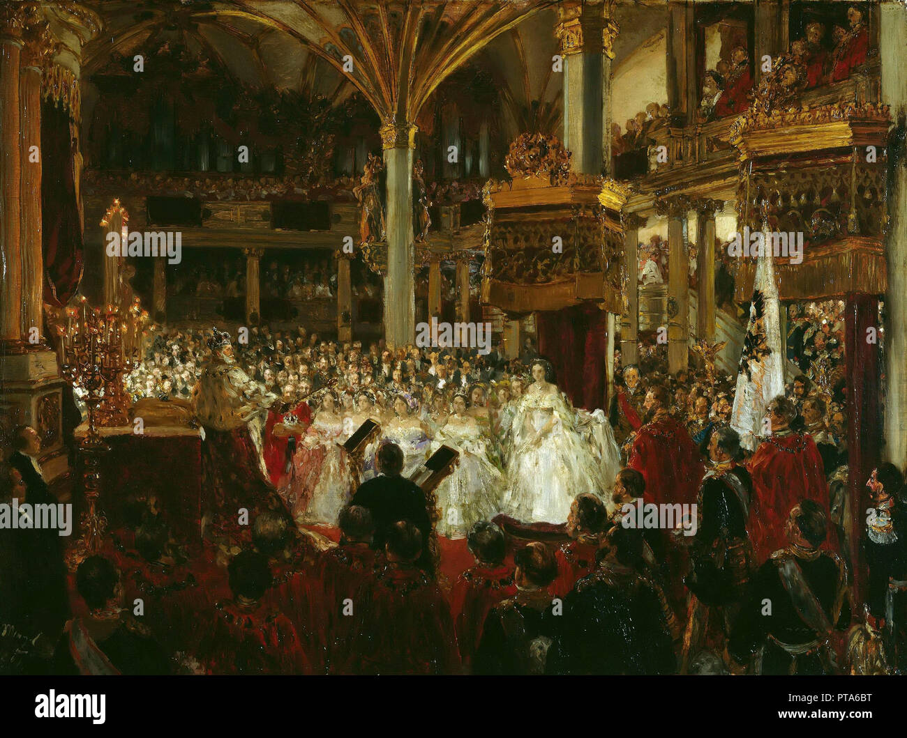The Coronation of William I as King of Prussia at Königsberg Castle in ...