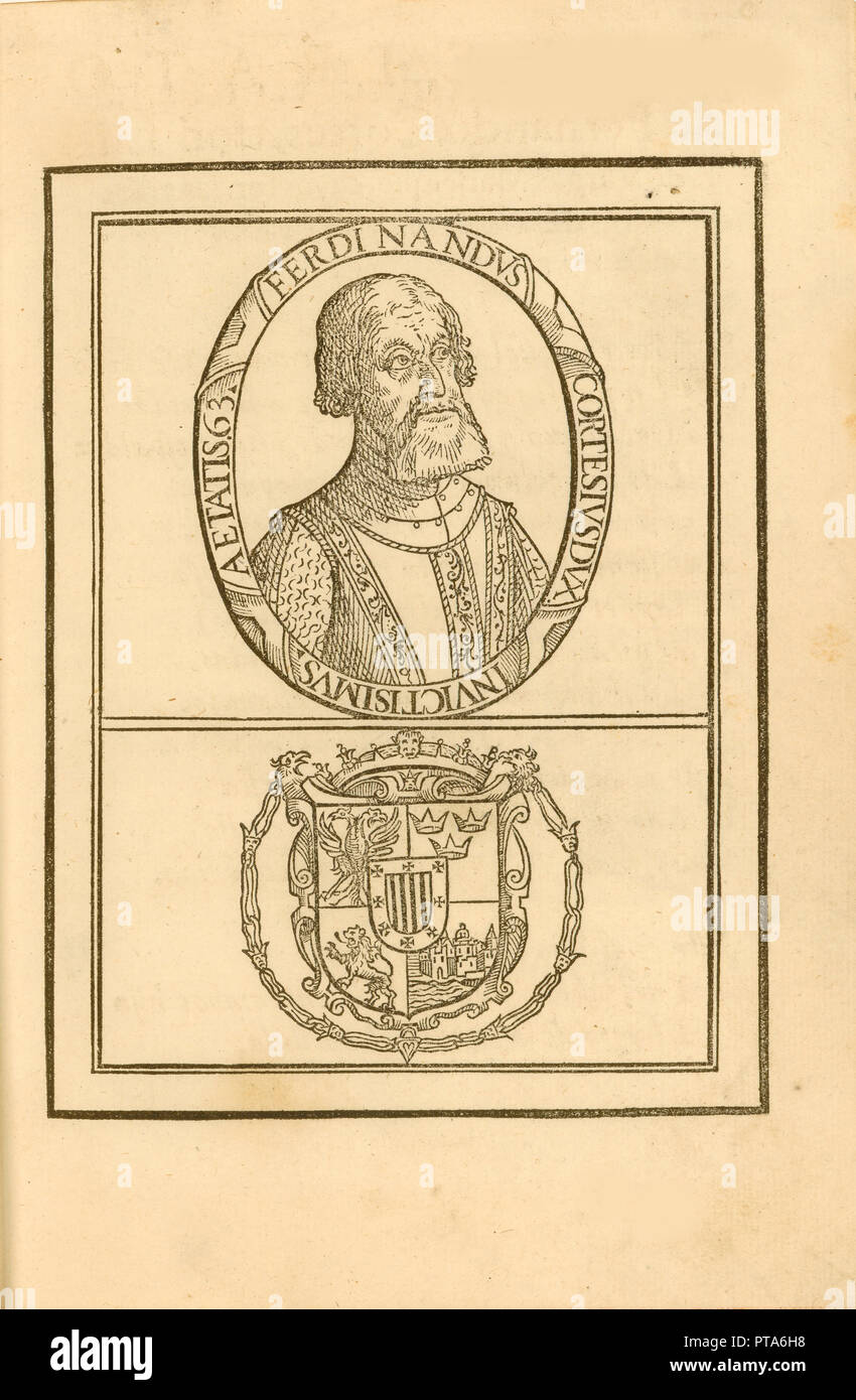 Hernan cortes coat of arms hi-res stock photography and images - Alamy