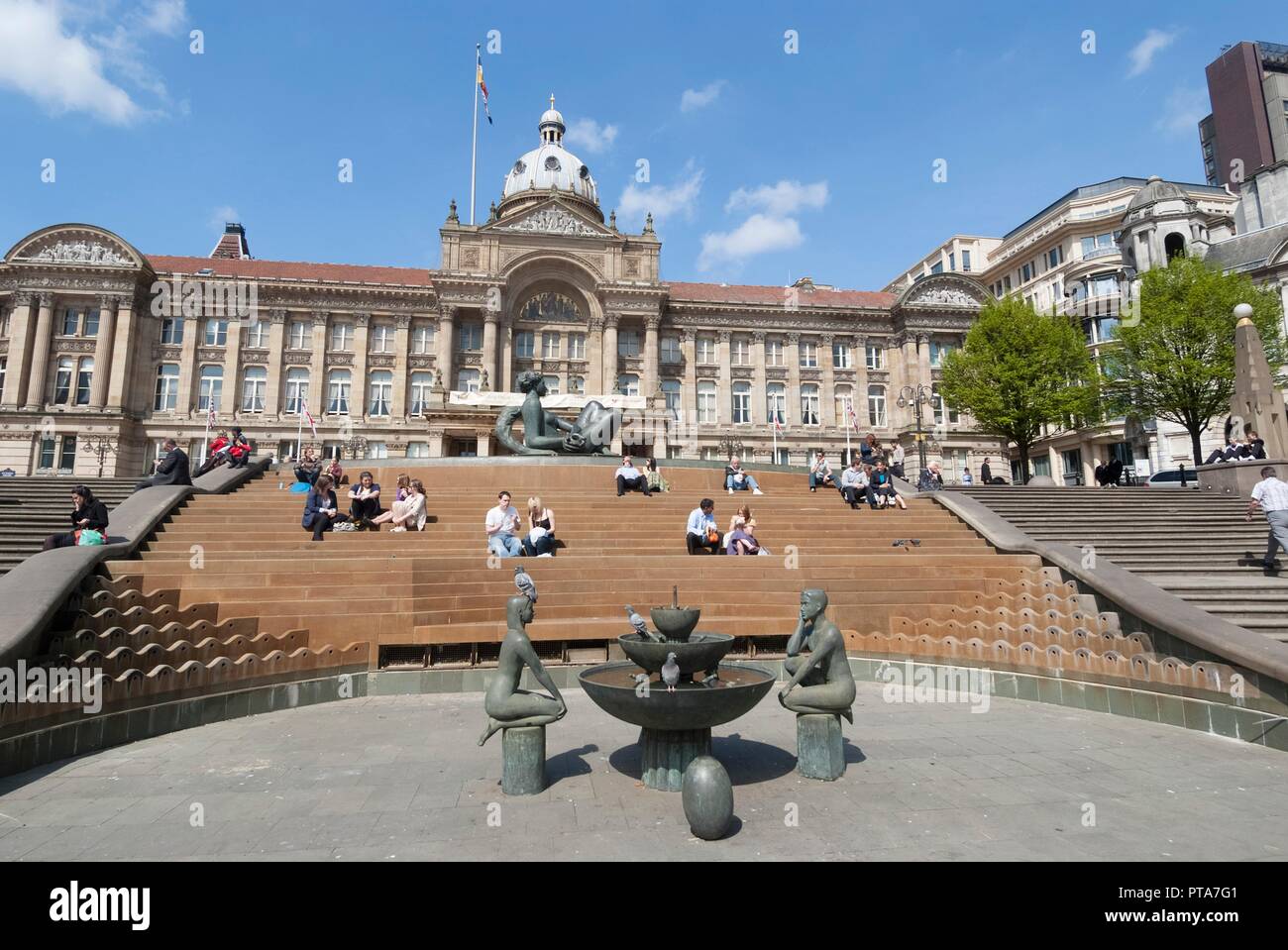 Birmingham town hall built in hi-res stock photography and images - Alamy