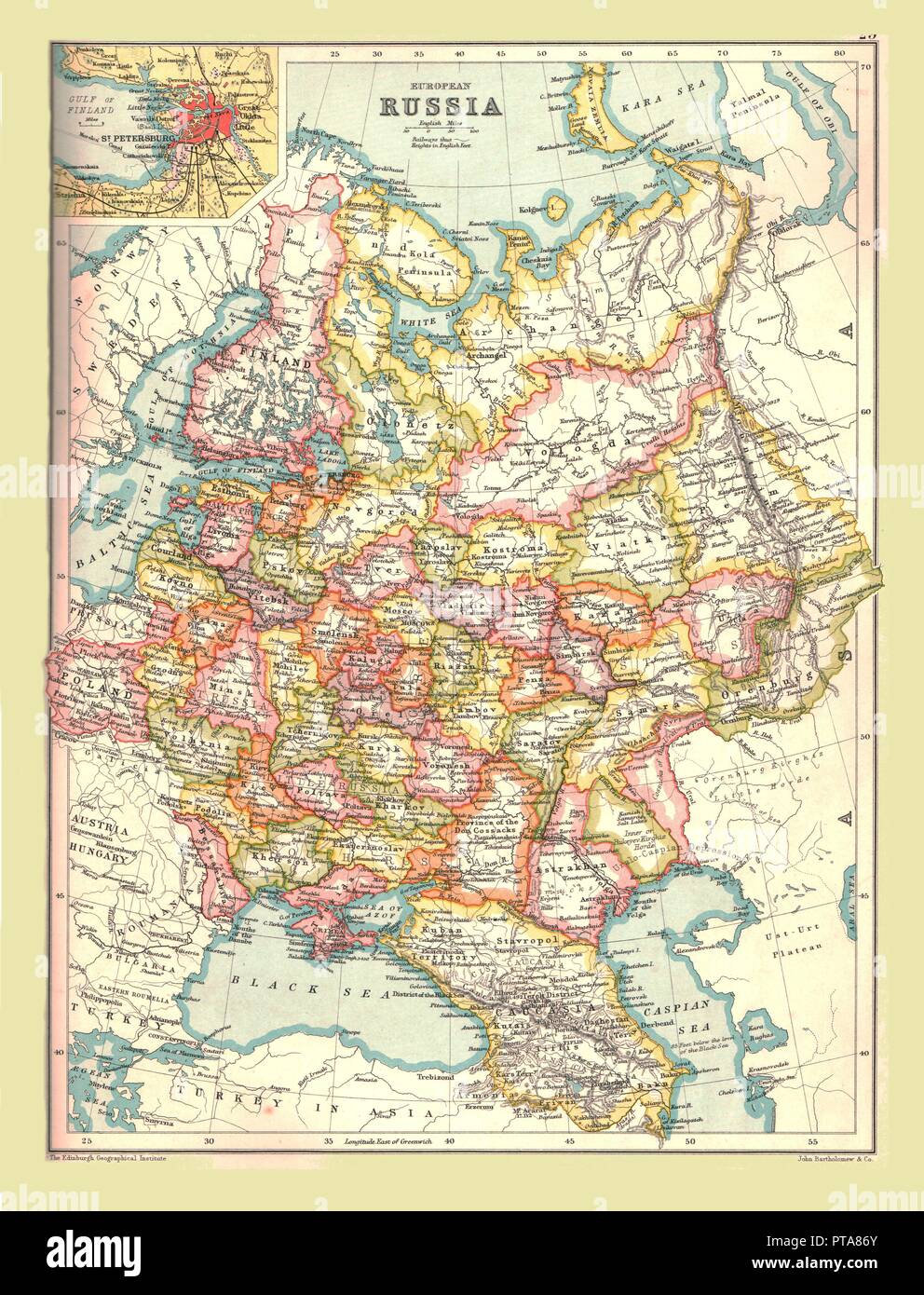 20th century russia map hi-res stock photography and images - Alamy