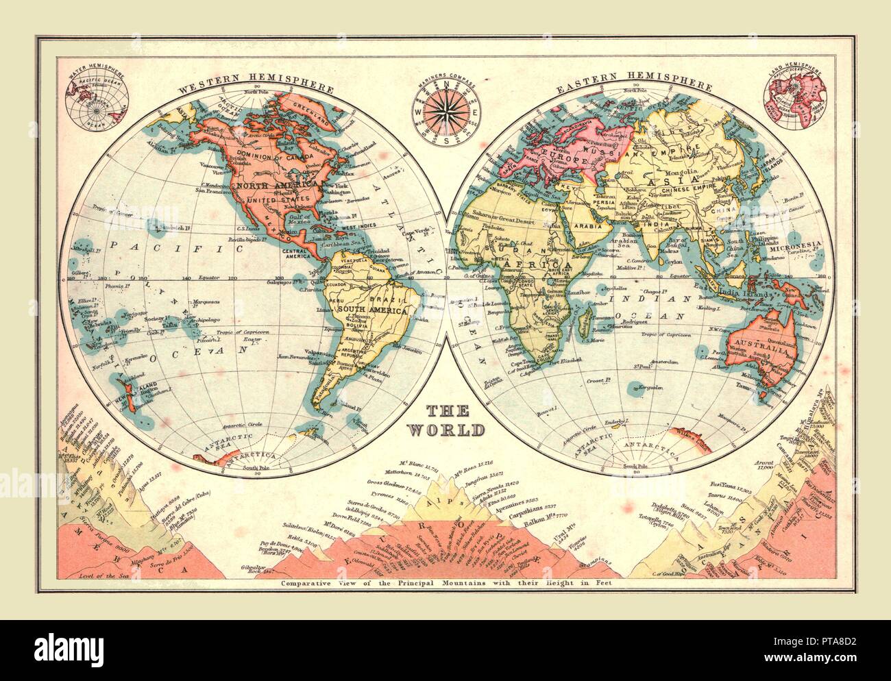 Eastern Hemisphere Map Stock Photos & Eastern Hemisphere Map Stock ...