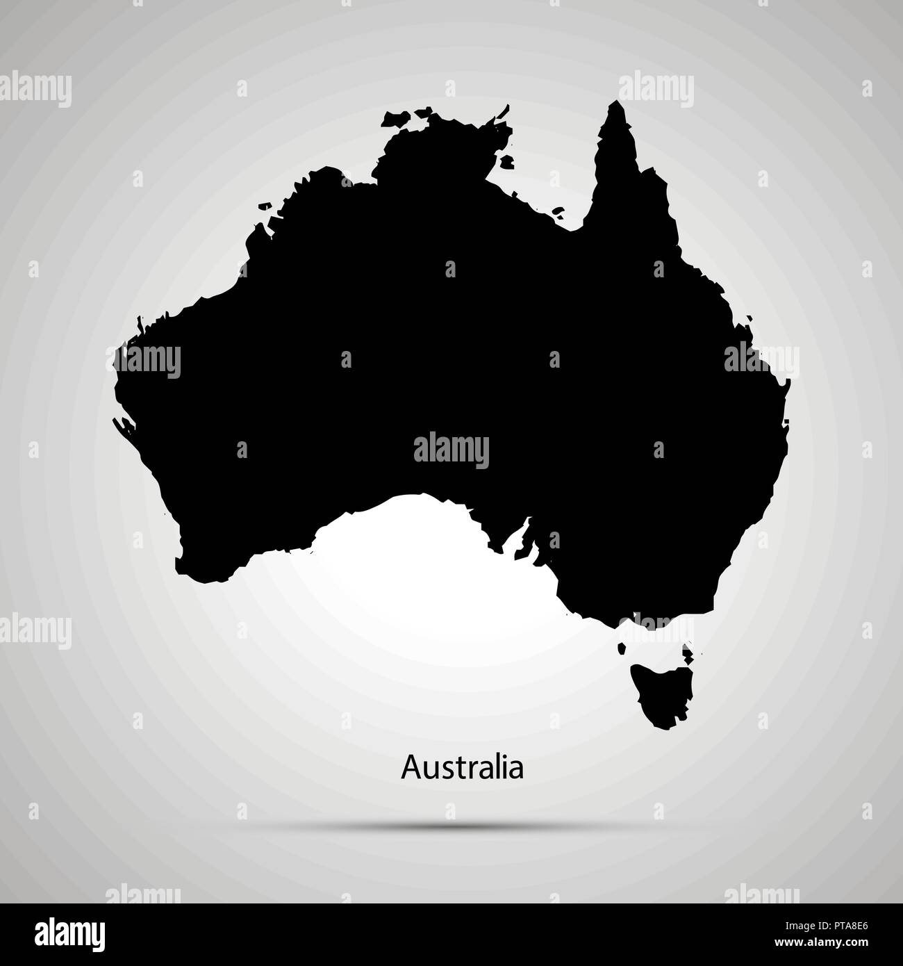 Australia country map, simple black silhouette Stock Vector Image & Art ... Australia country map, simple black silhouette Stock Vector Image & Art ...