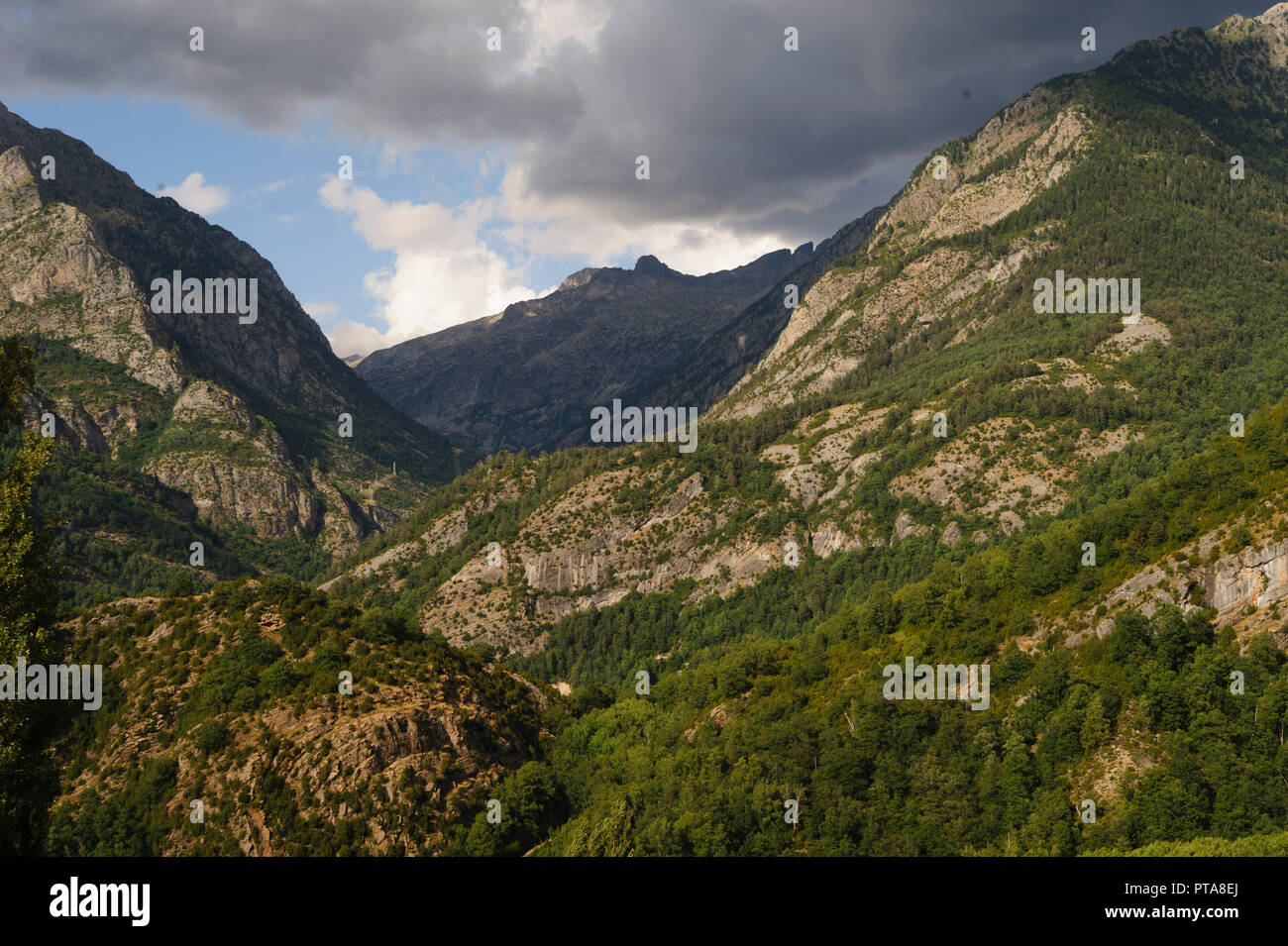 Picture of the Pyrenean moutains in Spain Stock Photo - Alamy