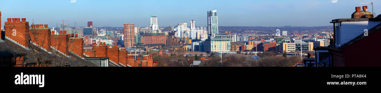 Leeds urban landscape panorama hi-res stock photography and images - Alamy