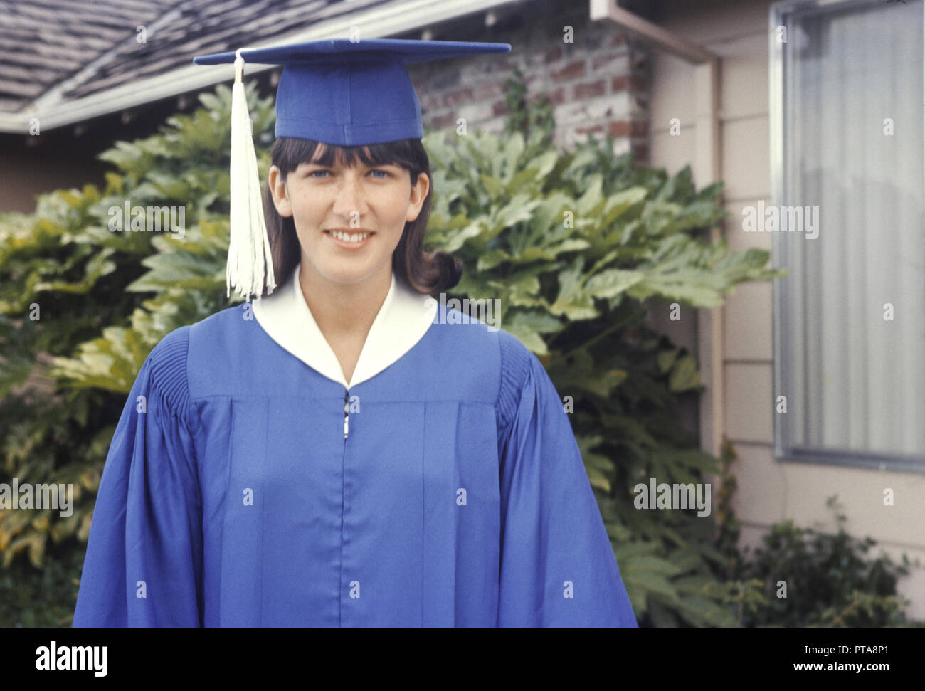 1967 Female High School Graduate, USA Stock Photo - Alamy