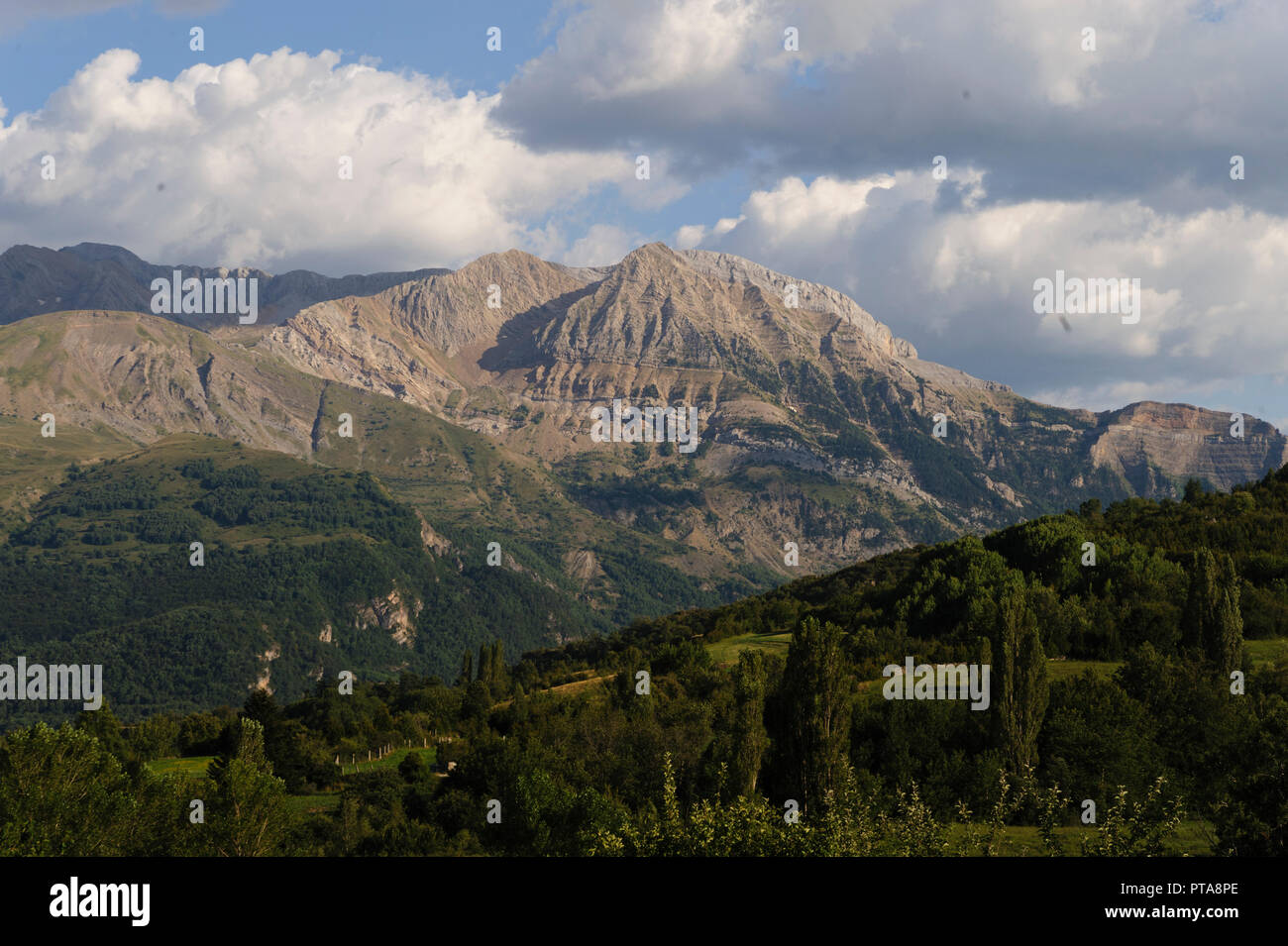 Picture of the Pyrenean moutains in Spain Stock Photo - Alamy