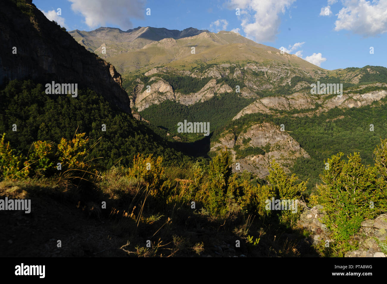 Picture of the Pyrenean moutains in Spain Stock Photo - Alamy