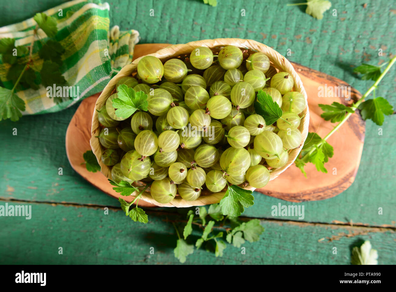 Gooseberry bush basket hi-res stock photography and images - Alamy
