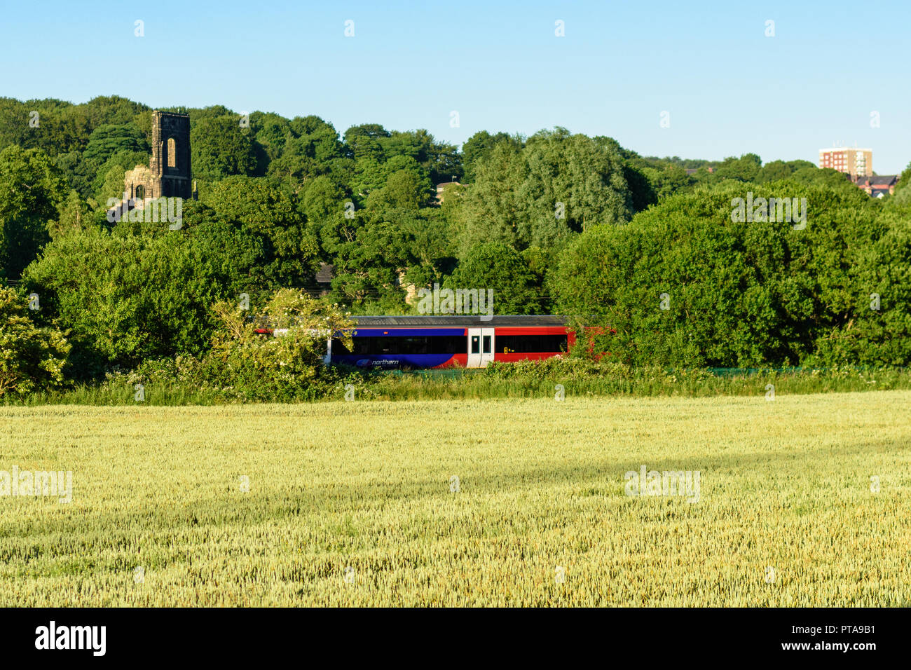 Leeds, England, UK - June 30, 2015: A Northern Rail Class 333 electric ...
