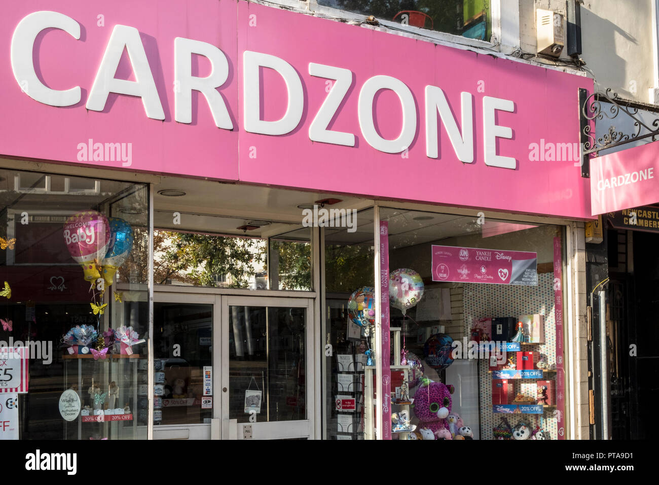 Cardzone, Nottingham, England, UK Stock Photo - Alamy