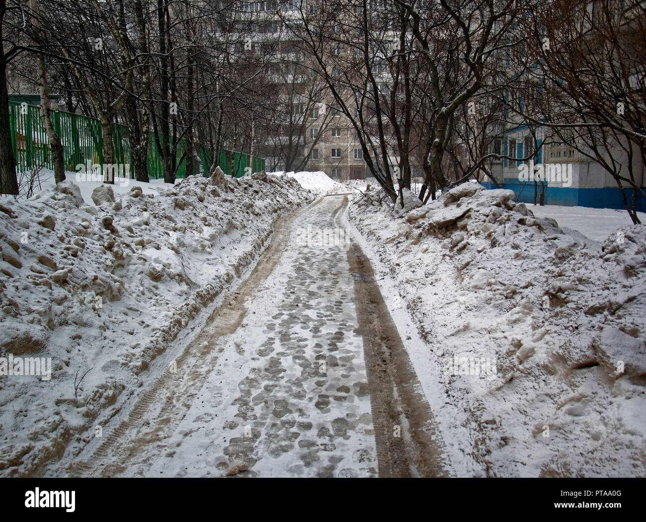 View of cleaned road hi-res stock photography and images - Alamy