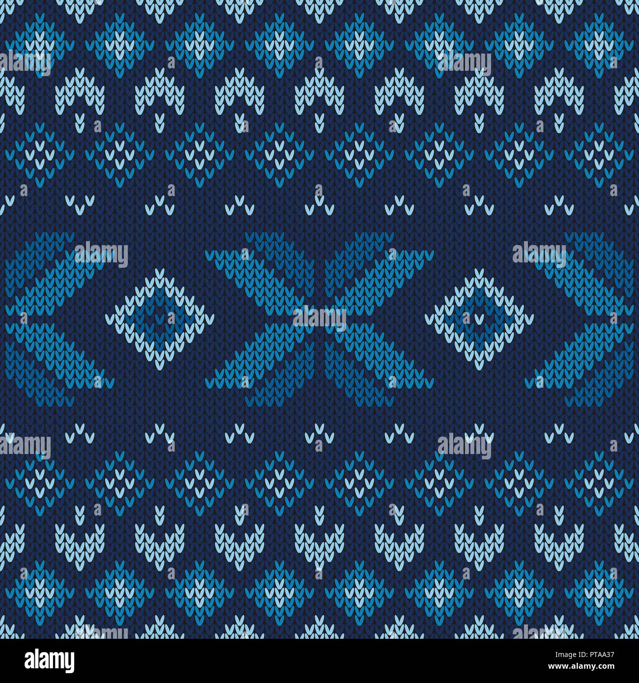 Christmas knitted pattern. Geometric abstract seamless pattern. Design ...