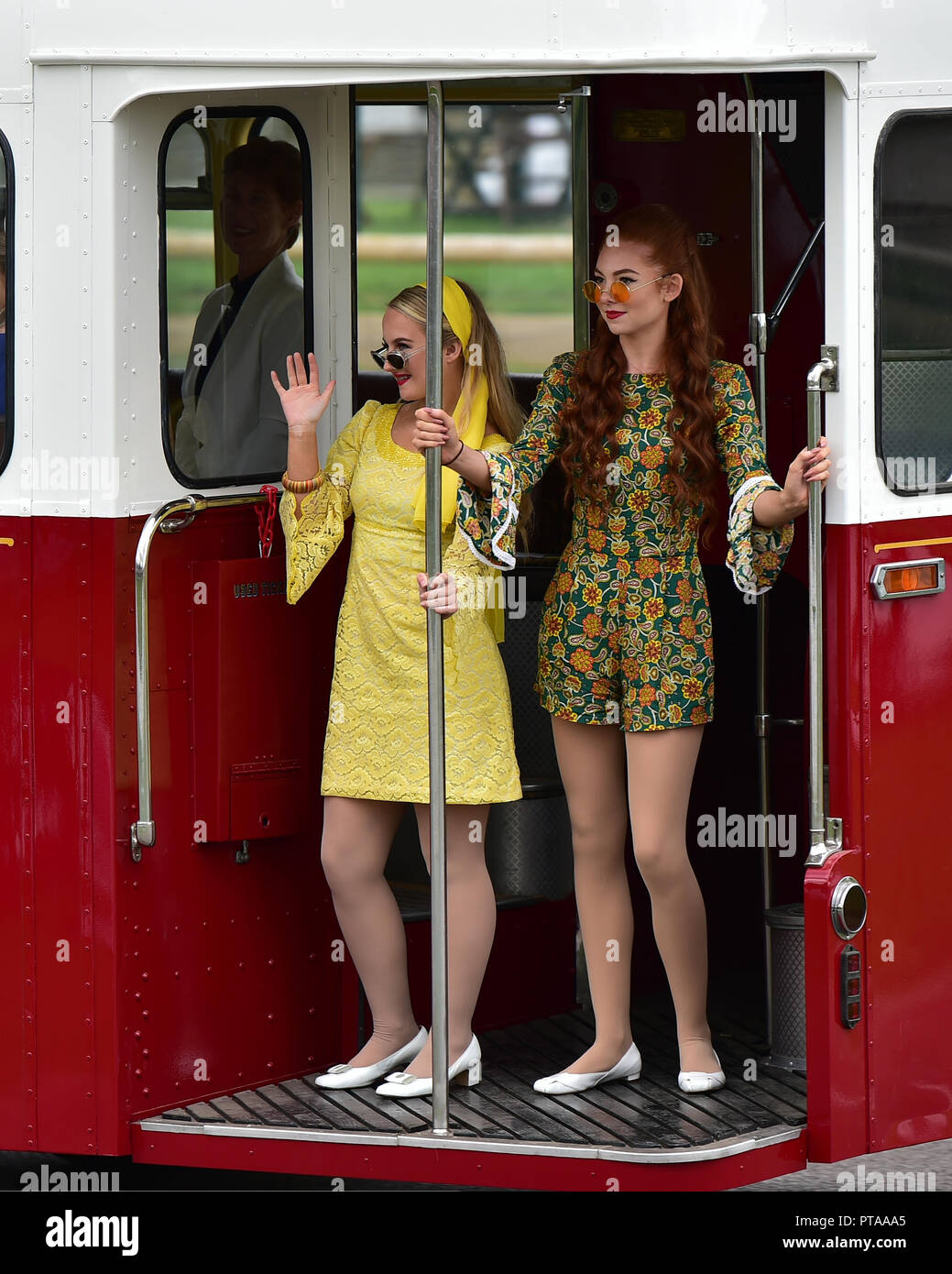 60s fashion on a bus hi-res stock photography and images - Alamy