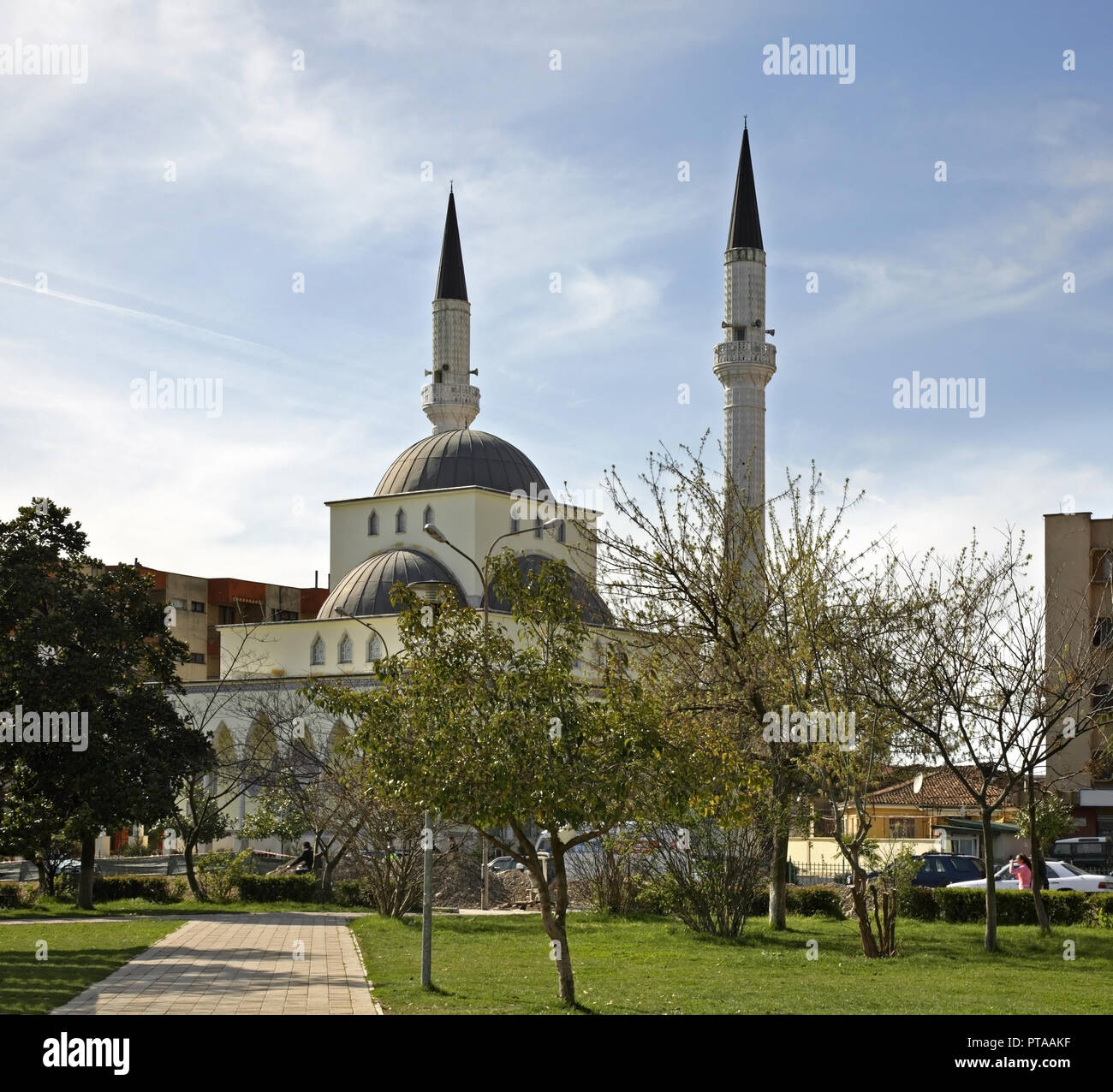 New mosque in Shkoder. Albania Stock Photo - Alamy