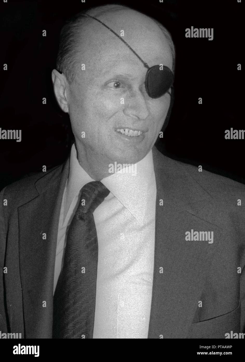Moshe Dayan 1978 Photo By Adam Scull/PHOTOlink /MediaPunch Stock Photo ...