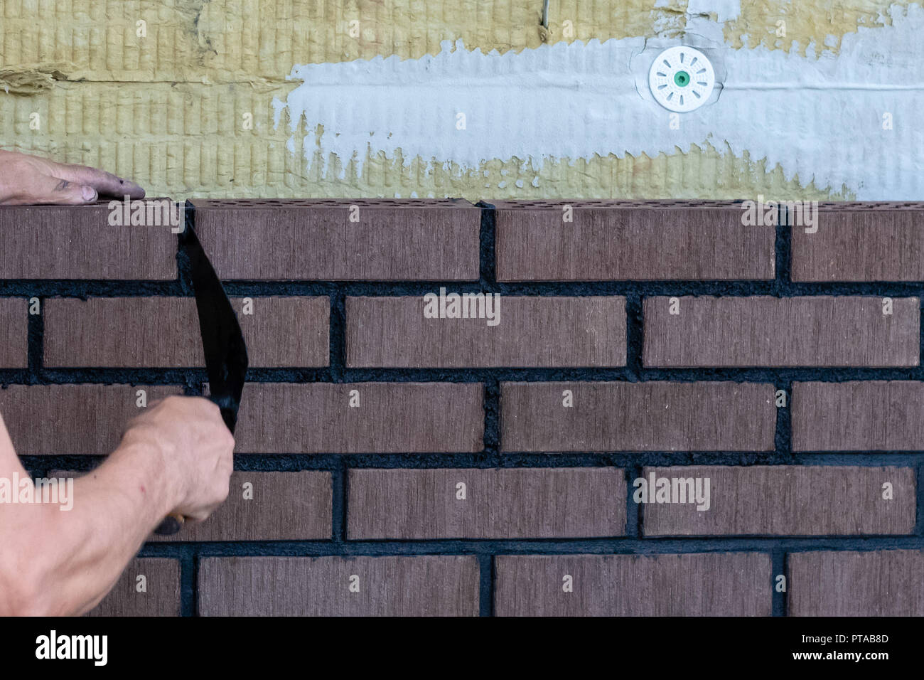 Installing bricks hi-res stock photography and images - Alamy