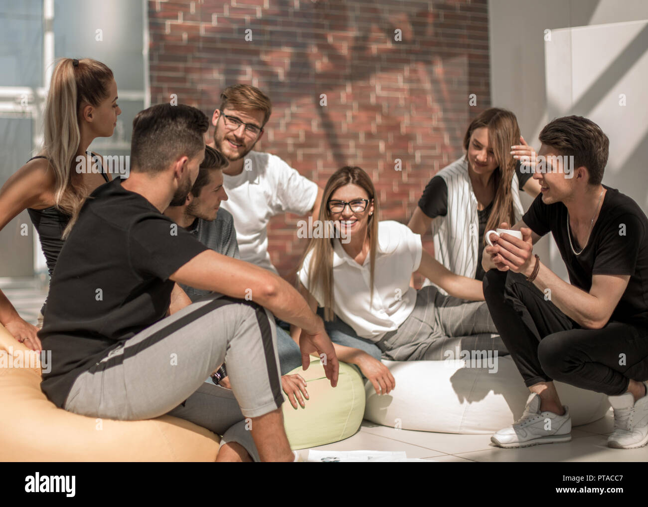creative business team in the new office Stock Photo - Alamy