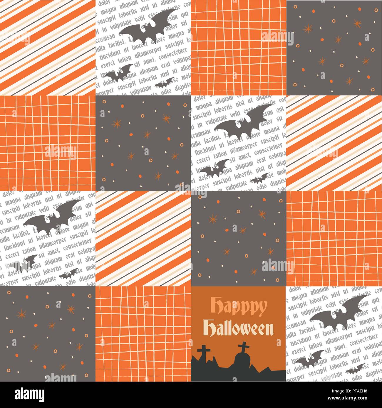 Halloween pattern background vector illustration Stock Vector Image ...
