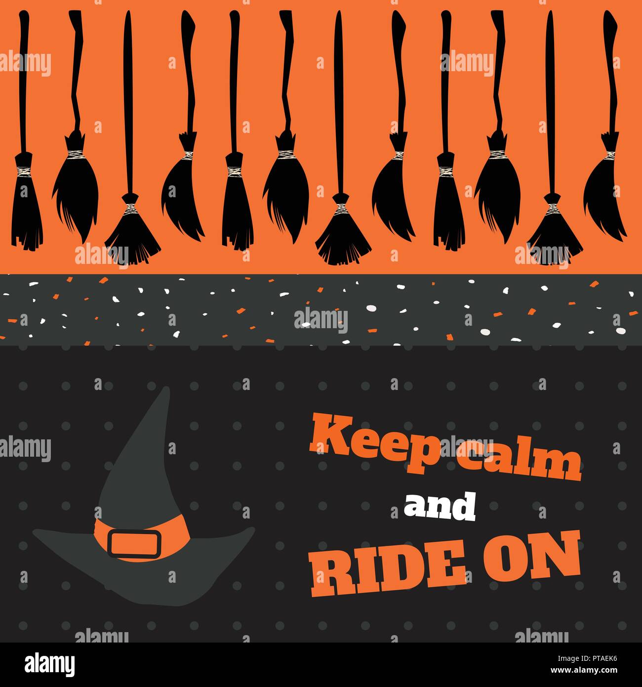 Halloween party white background Stock Vector Images - Alamy