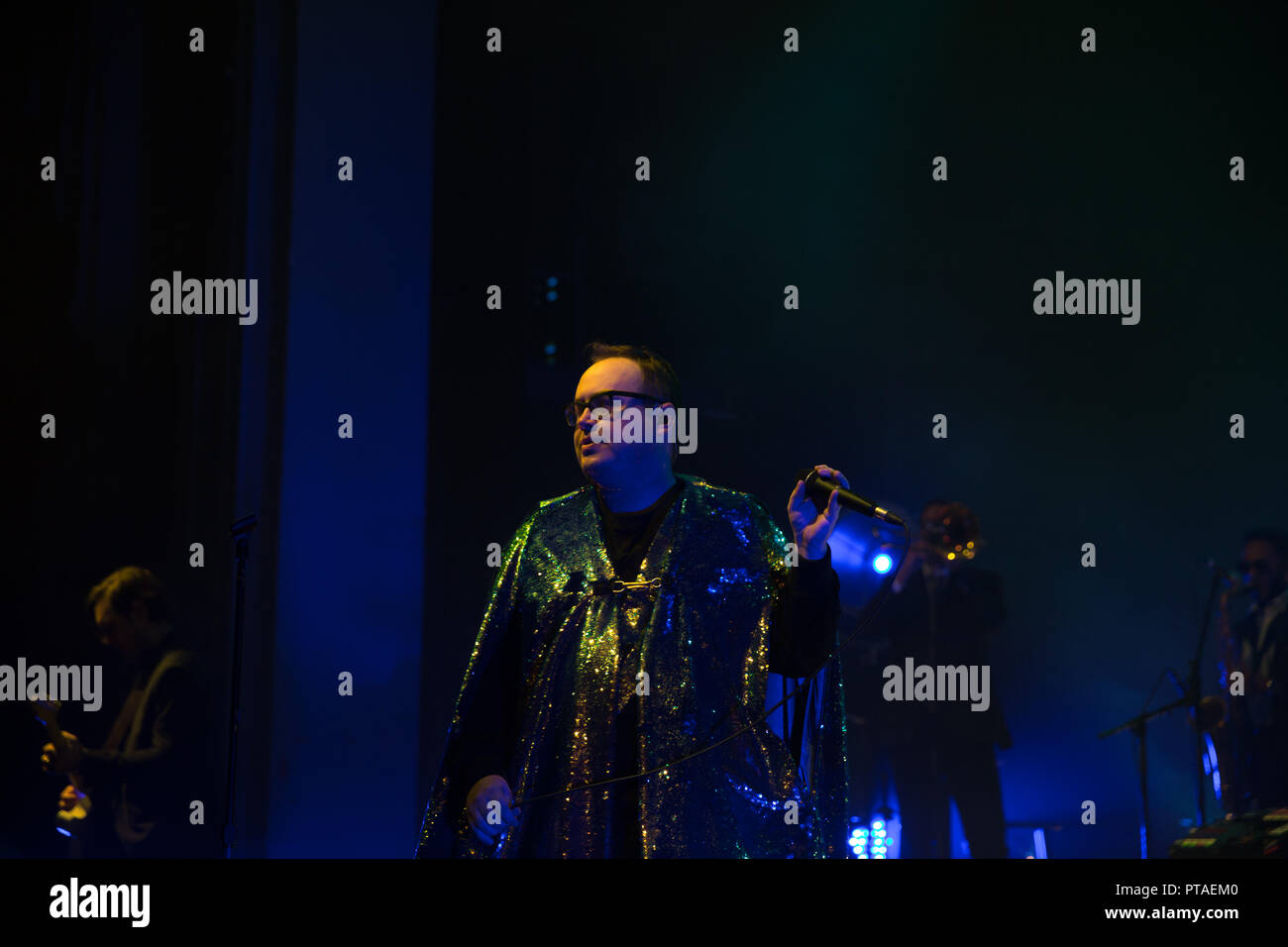 St. Paul and The Broken Bones: lead singer, Paul Janeway Stock Photo ...