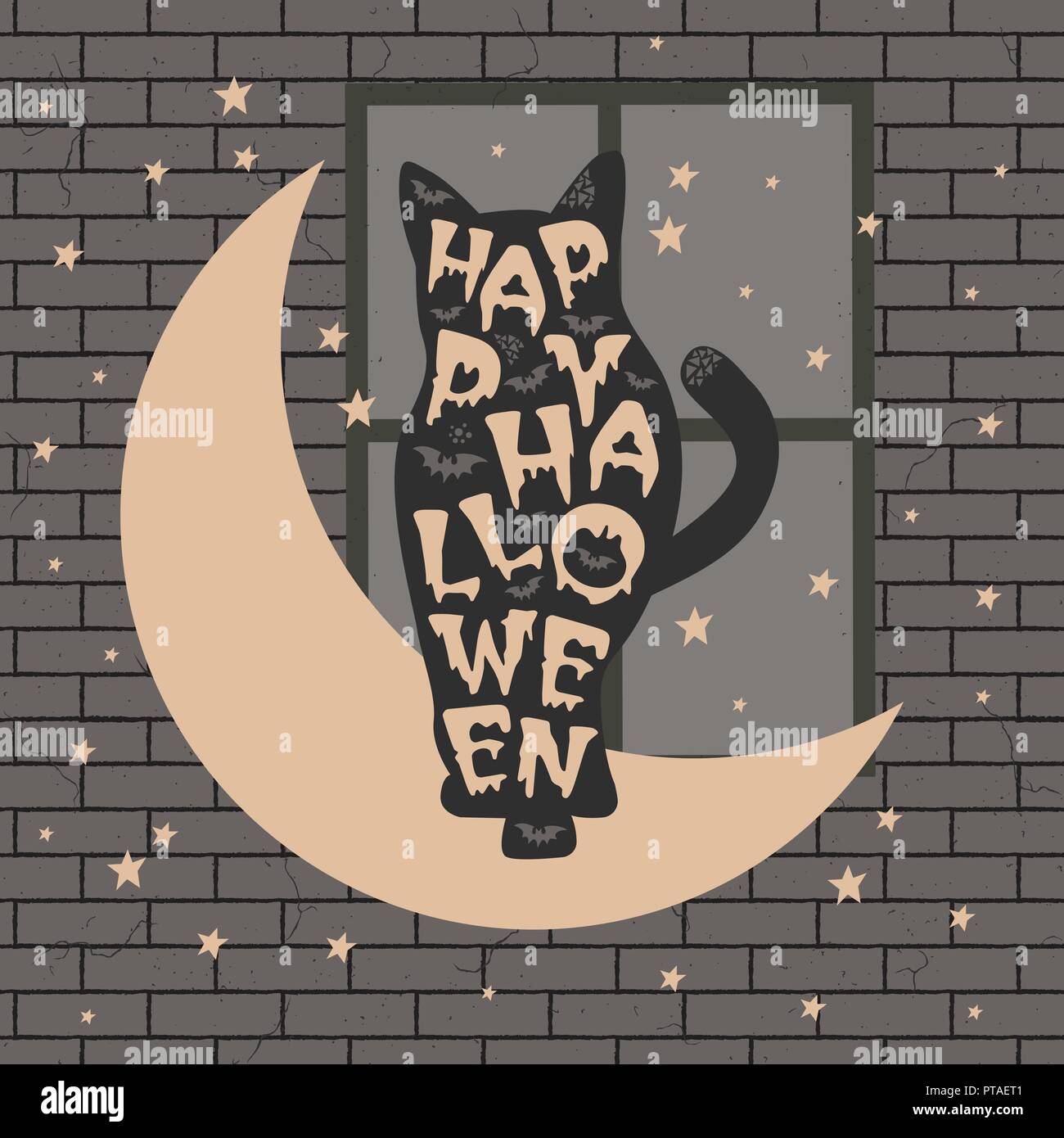 Happy Halloween poster design for decoration in party Stock Vector ...