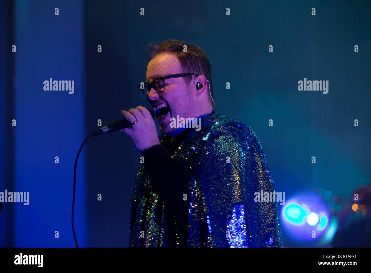 St. Paul and The Broken Bones: lead singer, Paul Janeway Stock Photo ...