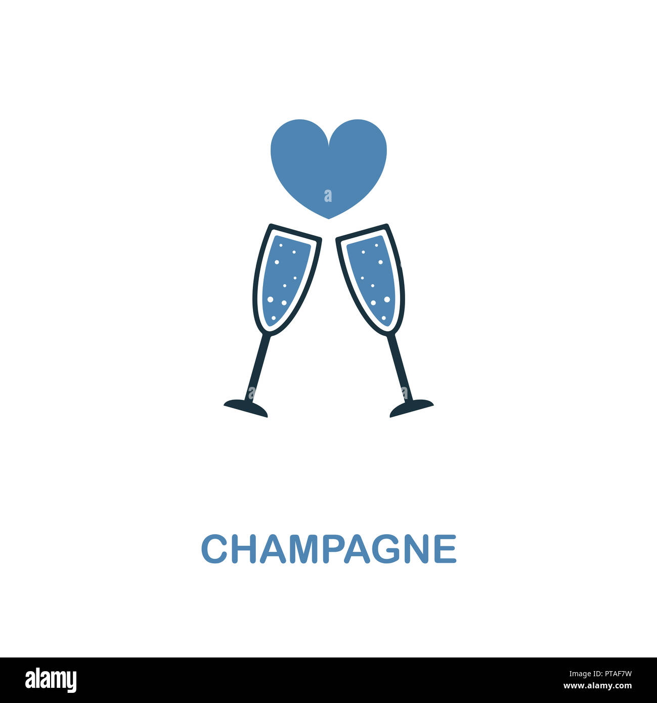 Champagne Icon Silhouette High Resolution Stock Photography and Images ...