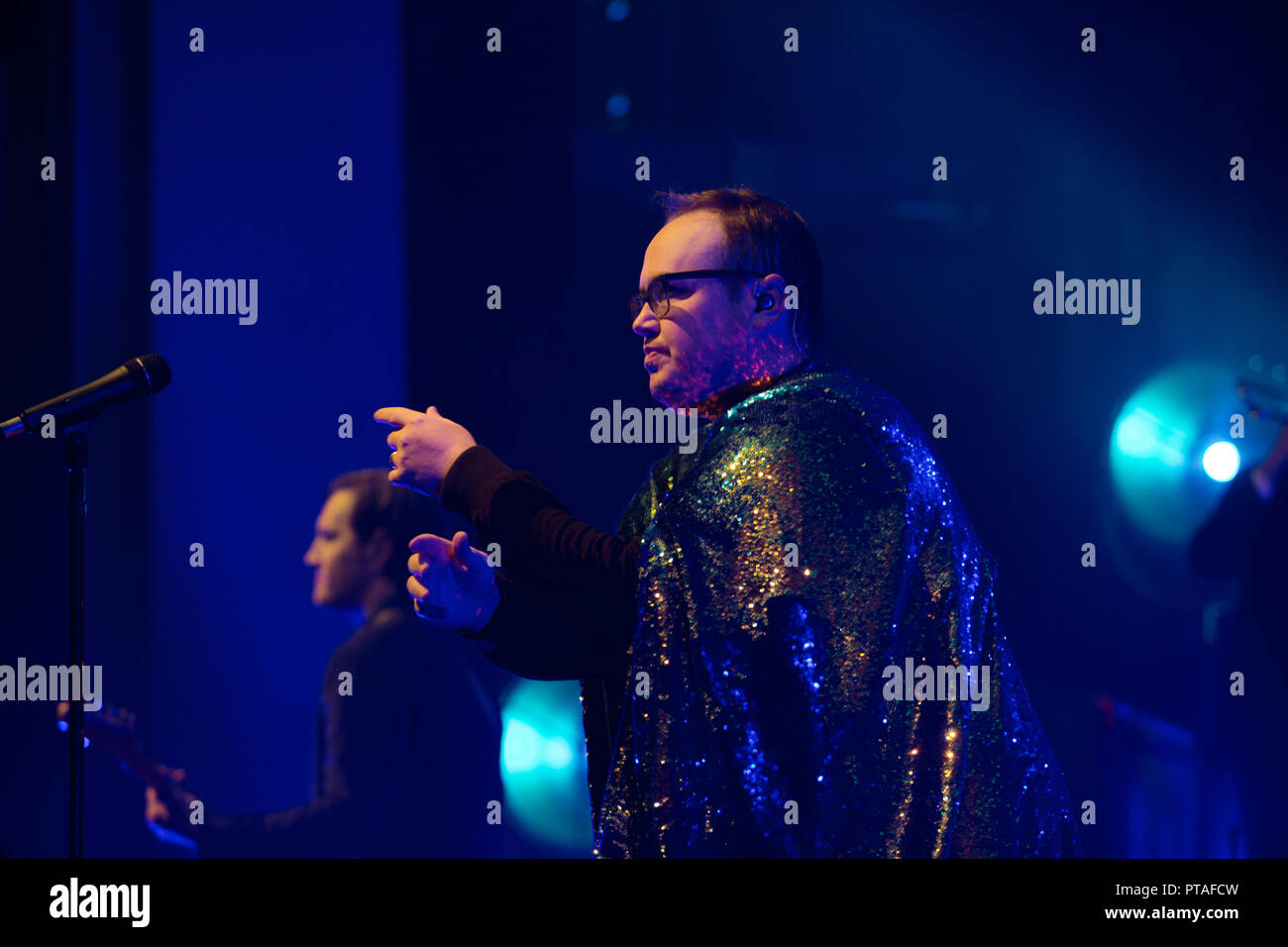 St. Paul and The Broken Bones: lead singer, Paul Janeway Stock Photo ...