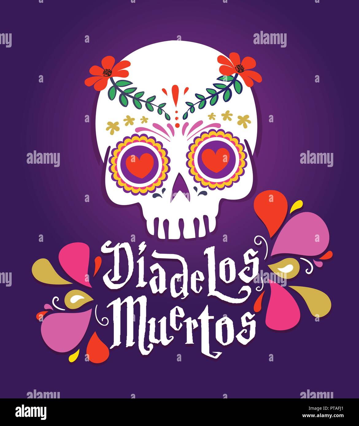 Mexico day of the dead Stock Vector Images - Alamy