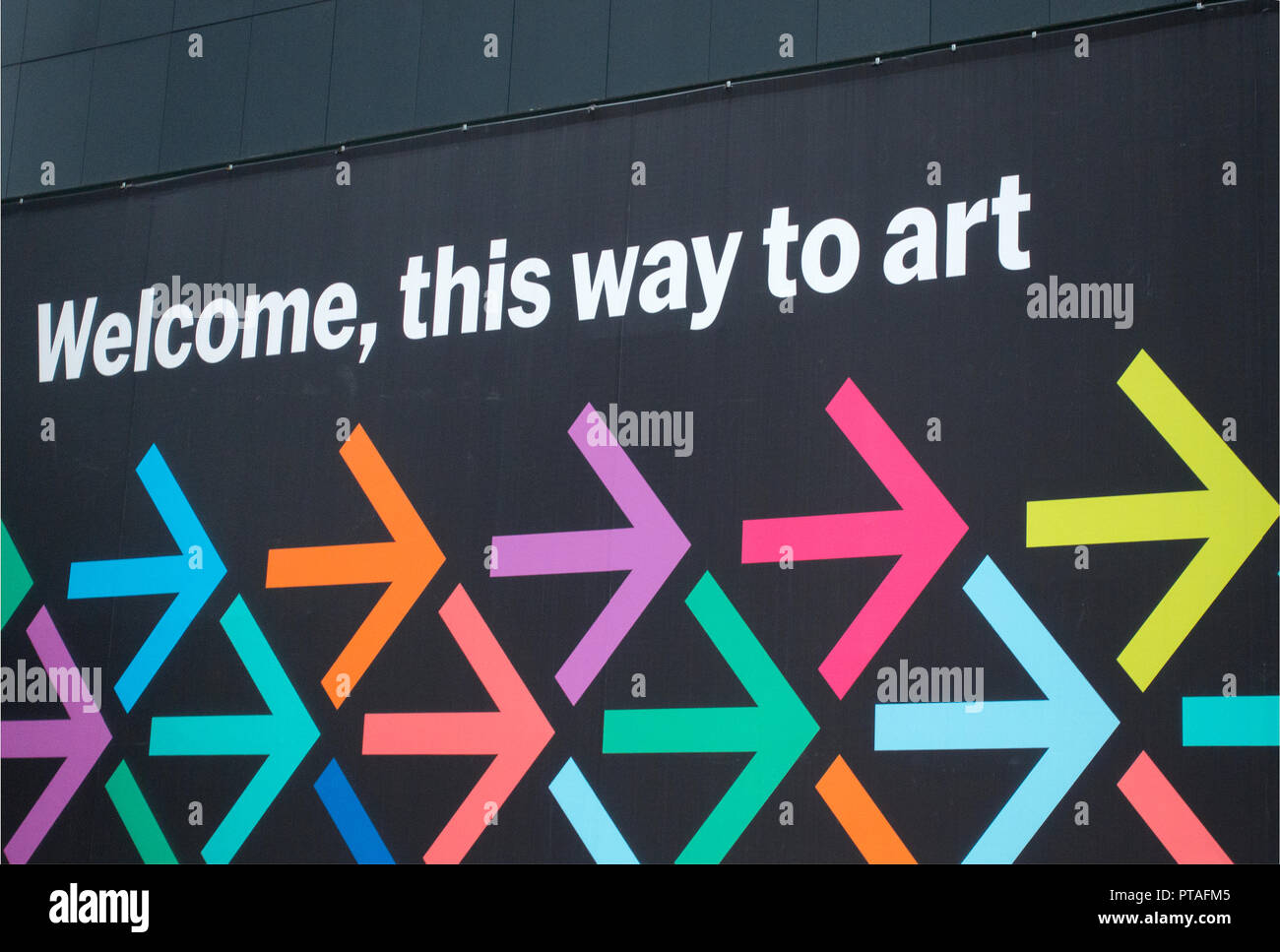 MOMA sign New York City Stock Photo - Alamy