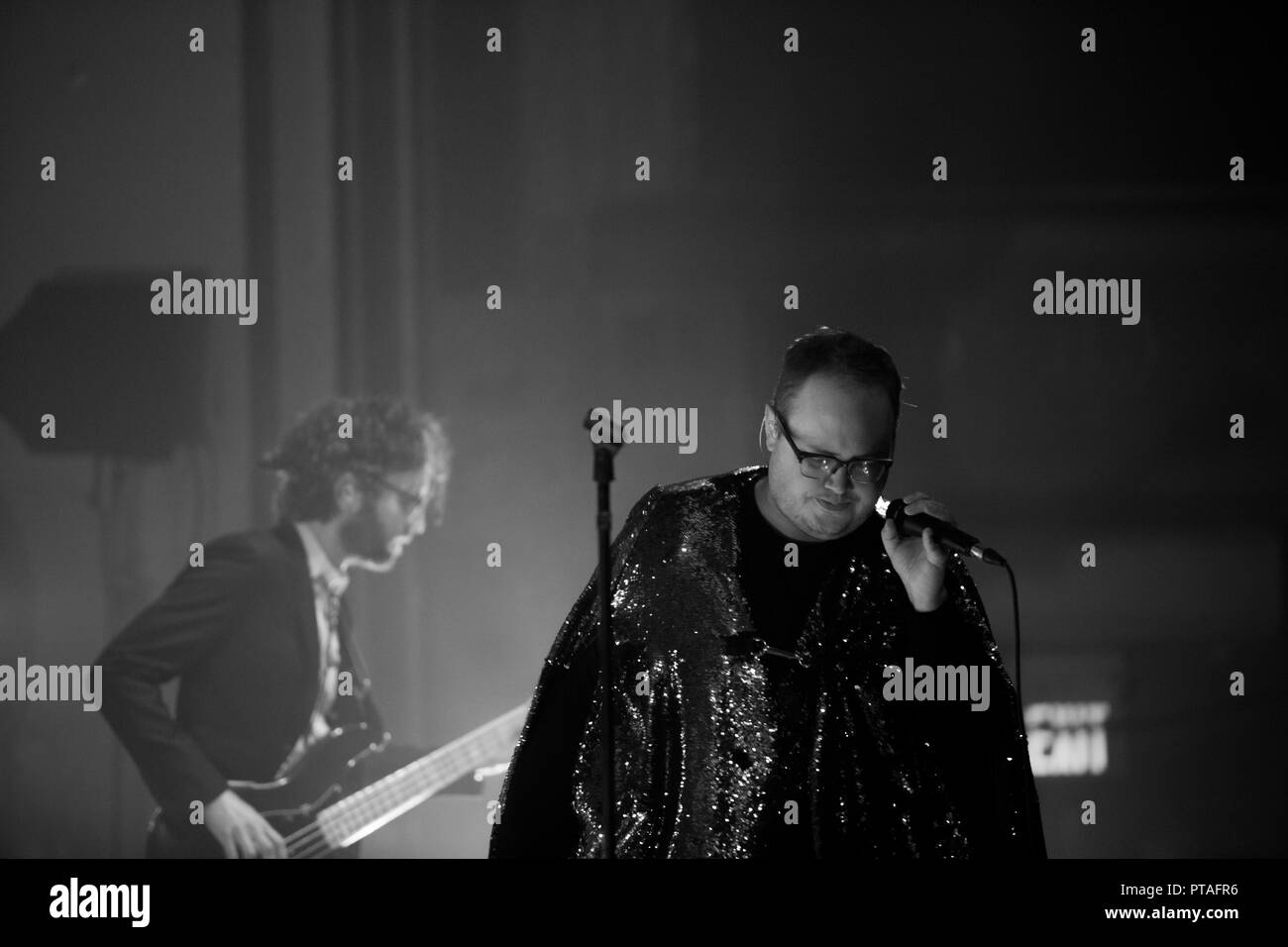 St. Paul and The Broken Bones: lead singer, Paul Janeway Stock Photo ...