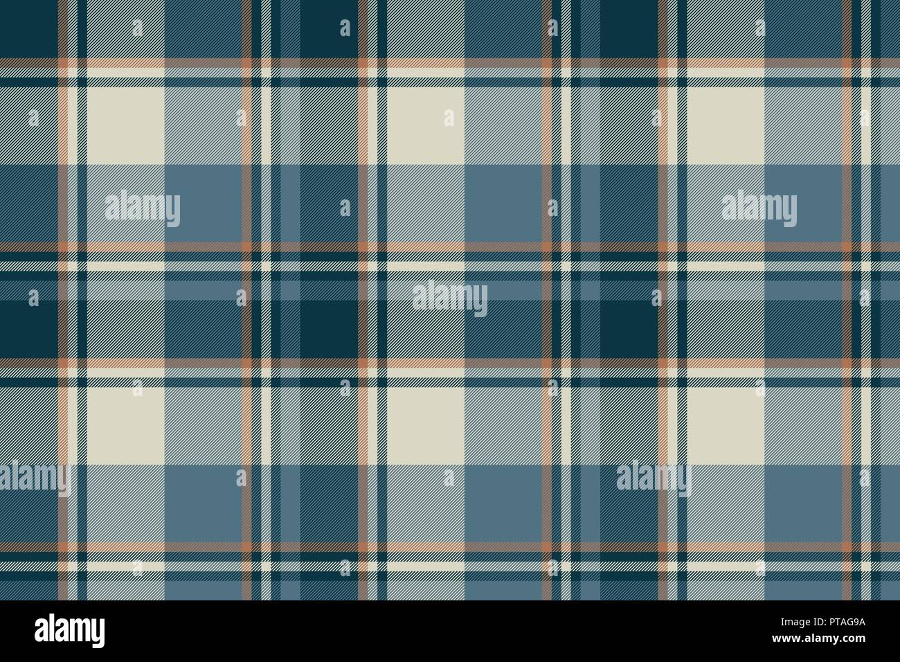 Gray blue check plaid seamless pattern. Vector illustration Stock ...