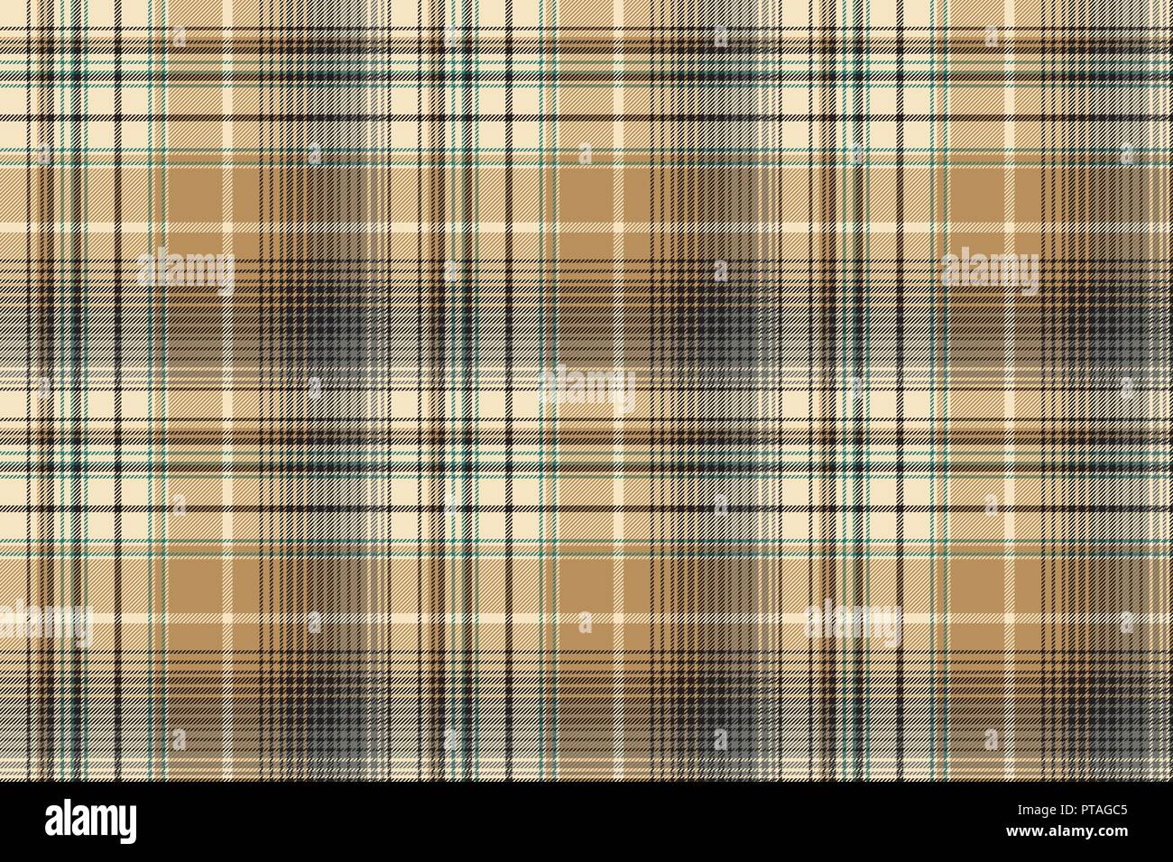 Beige abstract plaid seamless pattern. Vector illustration Stock Vector ...